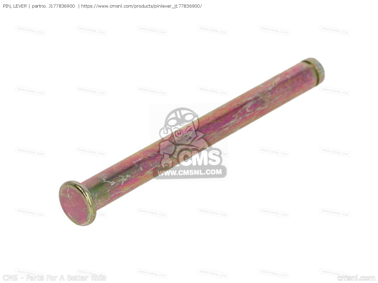 J177836900: PIN, LEVER Yamaha - buy the J17-78369-00-00 at CMSNL