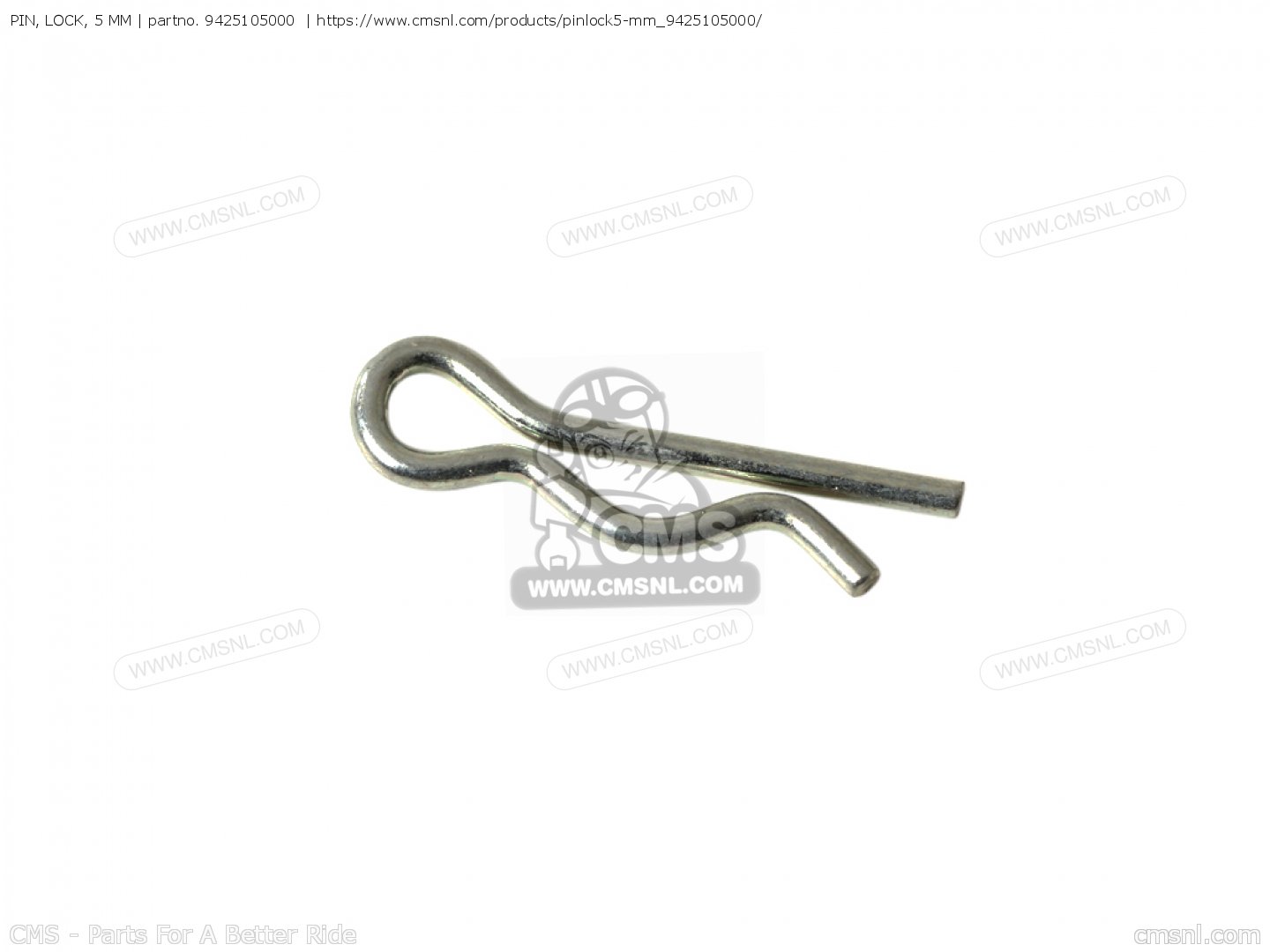 PIN, LOCK, 5M/M for Honda - order at CMSNL