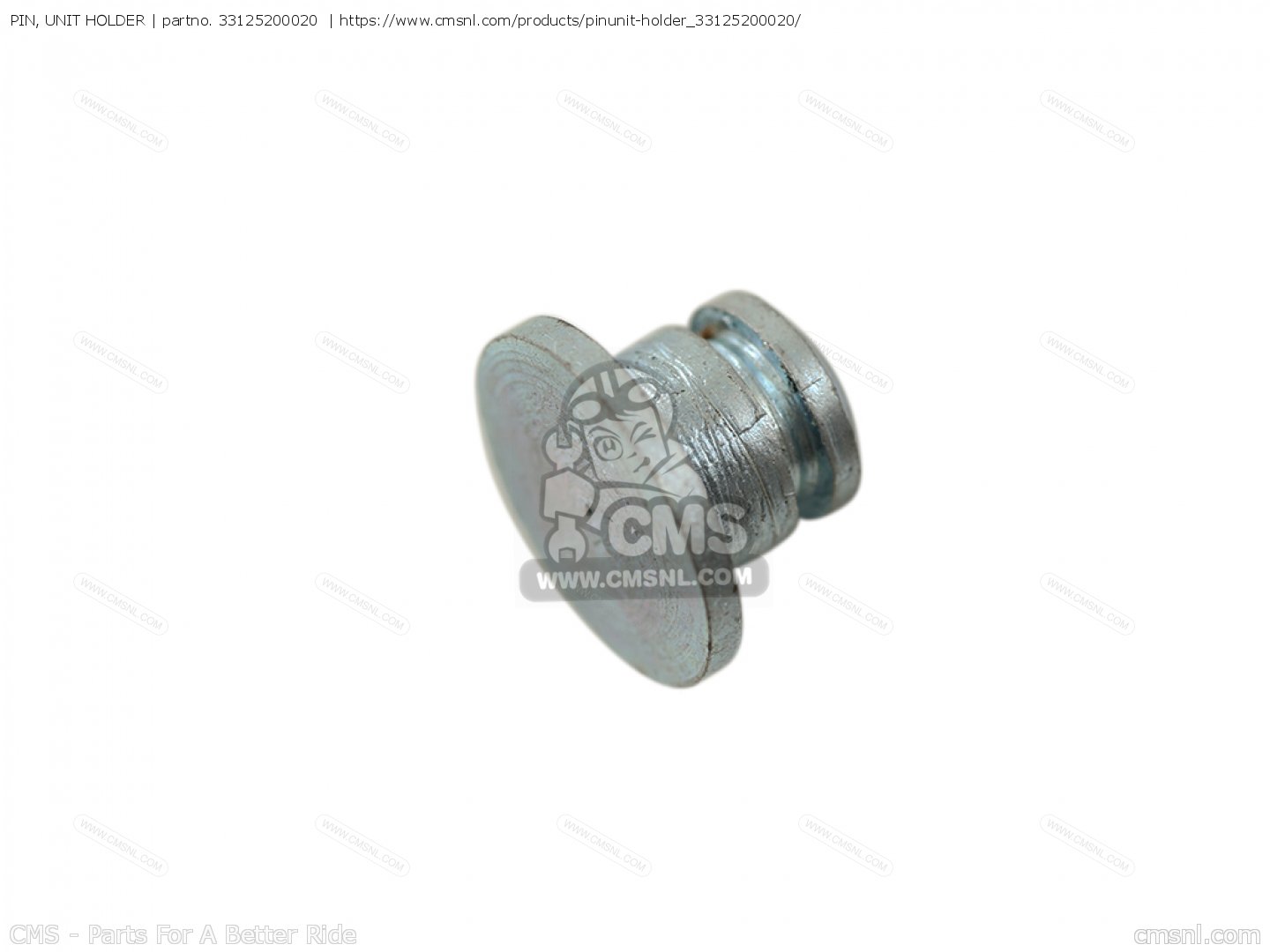 33125200020: PIN, UNIT HOLDER Honda - buy the 33125-200-020 at CMSNL