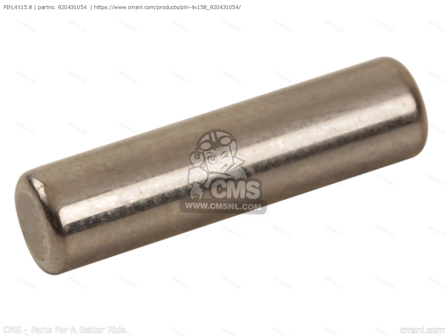 920431054: PIN,4X15.8 Kawasaki - buy the 920431054 at CMSNL