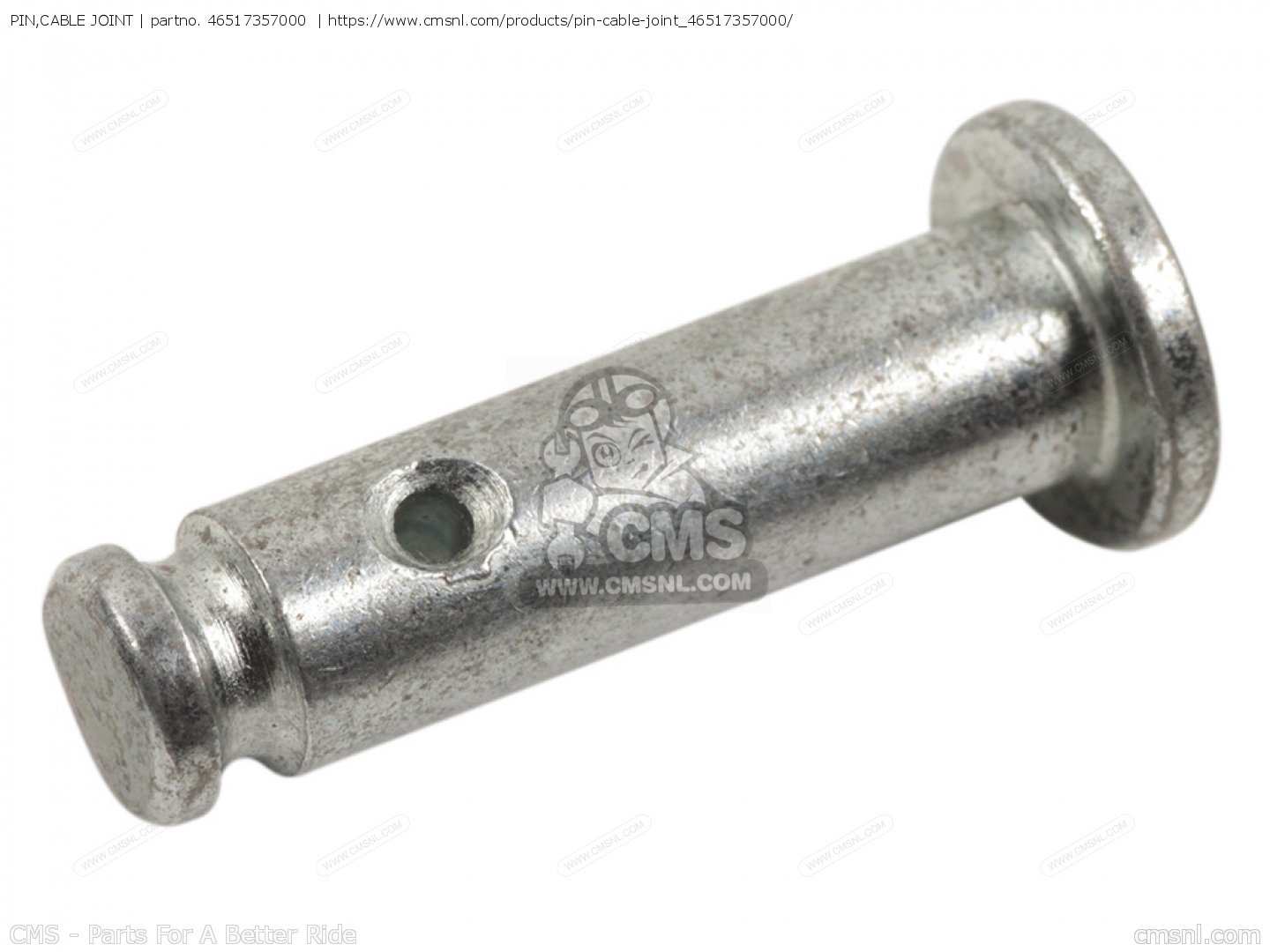 46517357000: PIN,CABLE JOINT Honda - buy the 46517-357-000 at CMSNL