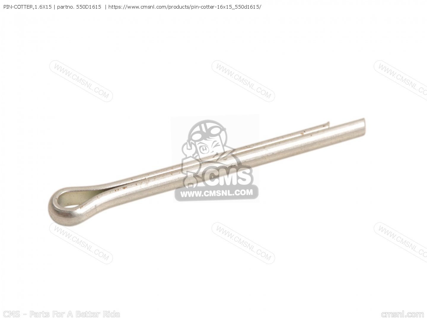 PIN-COTTER,1.6X15 for Kawasaki - order at CMSNL
