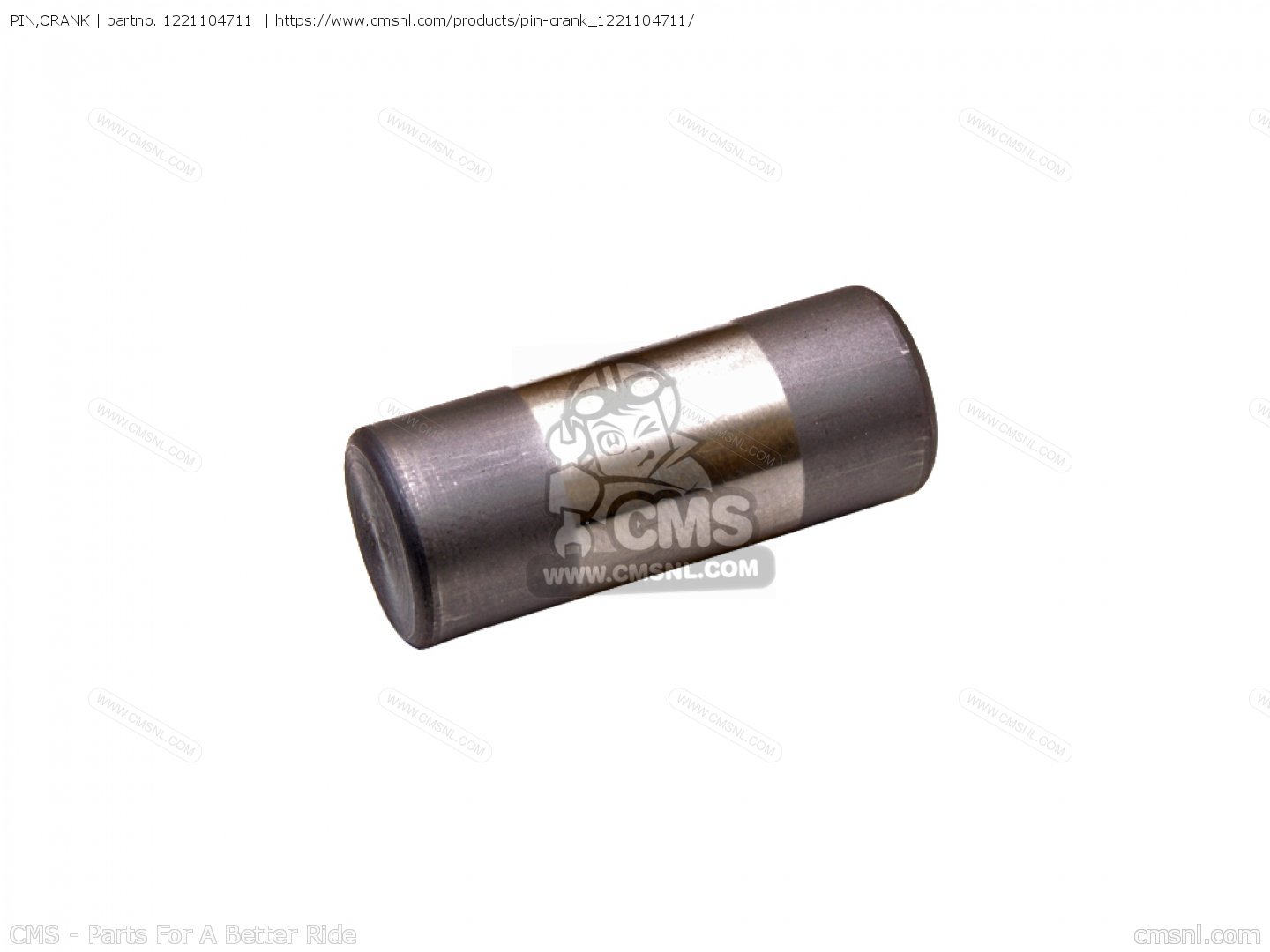 1221104711: PIN,CRANK Suzuki - buy the 12211-04711 at CMSNL