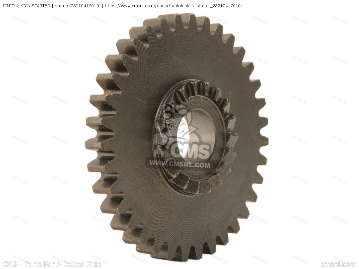 28210417010: Pinion, Kick Starter Honda - buy the 28210-417-010 at CMSNL