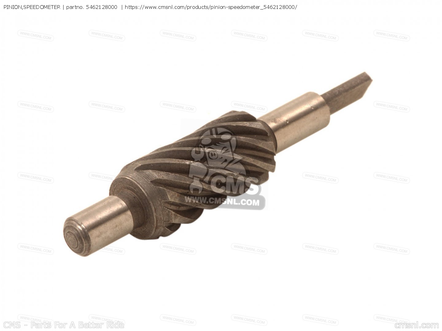 5462128000: PINION,SPEEDOMETER Suzuki - buy the 54621-28000 at CMSNL