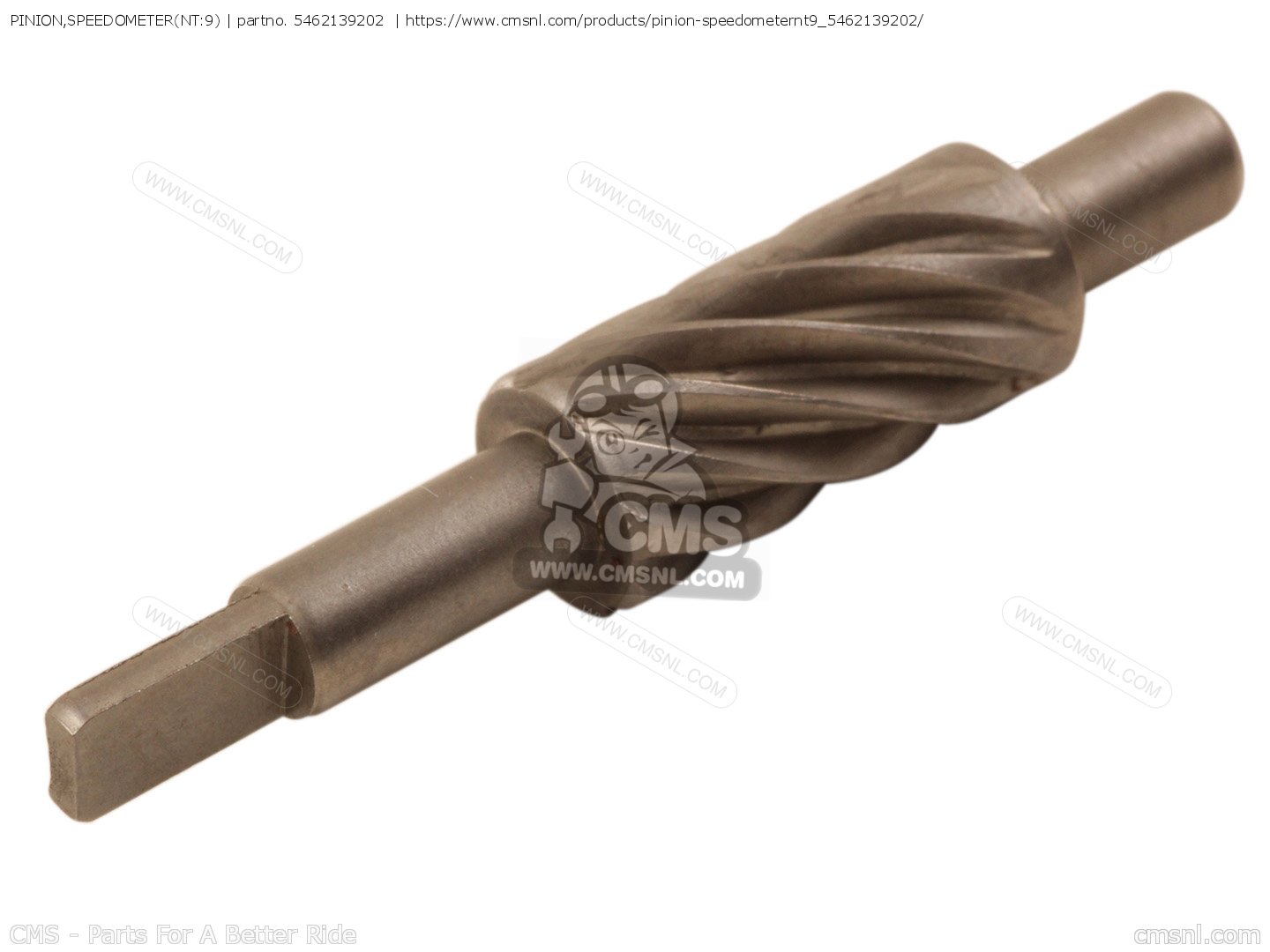 PINION,SPEEDOMETER(NT:9) for Suzuki - order at CMSNL
