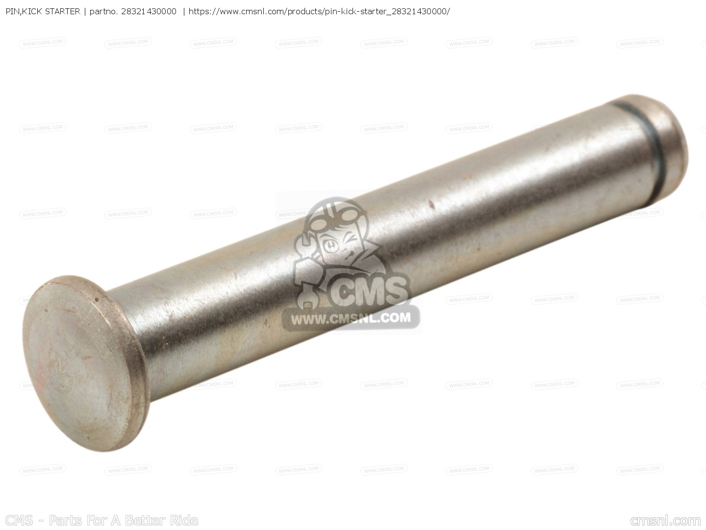 28321430000: PIN,KICK STARTER Honda - buy the 28321-430-000 at CMSNL