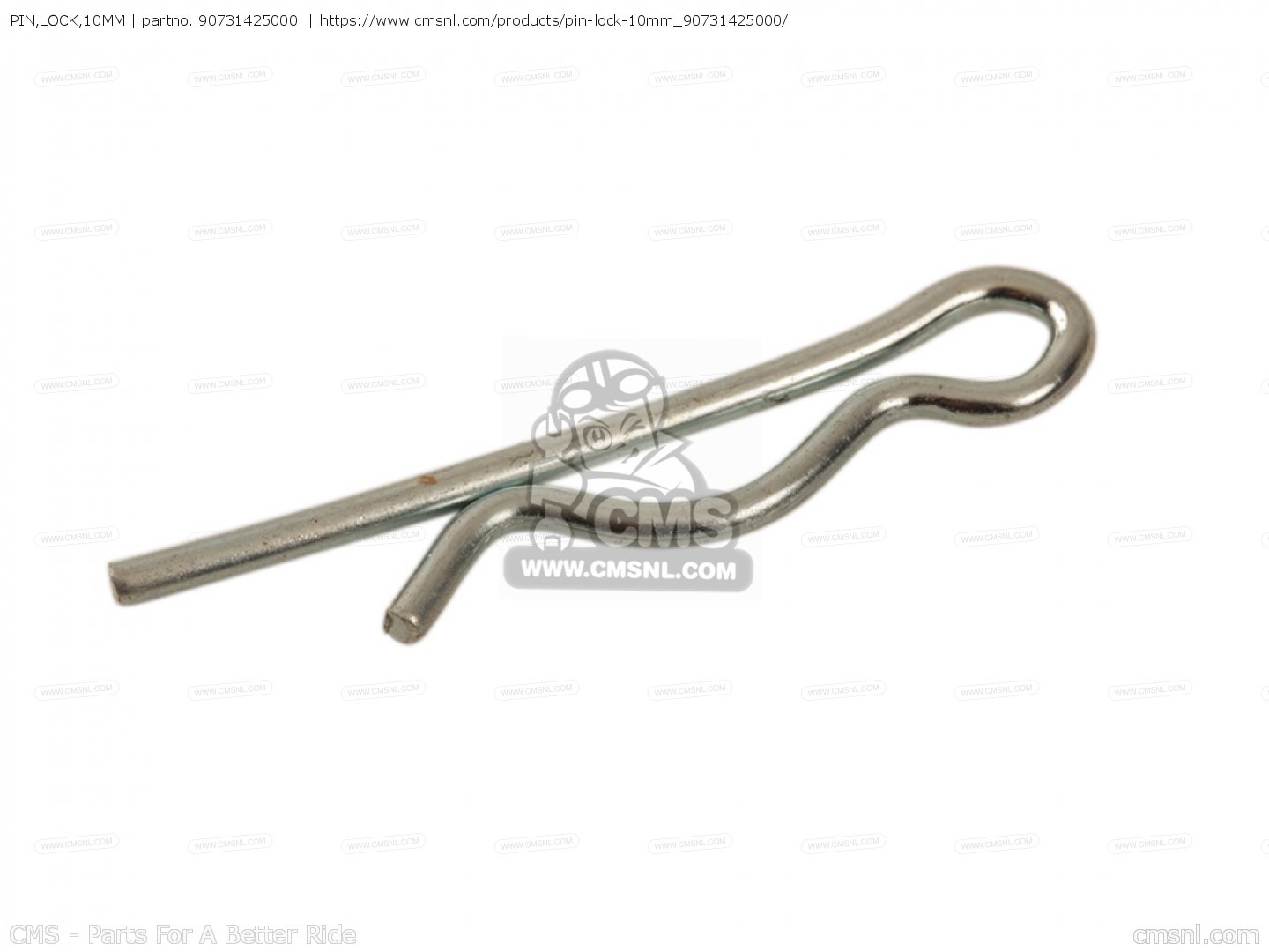 PIN,LOCK,10MM for Honda - order at CMSNL