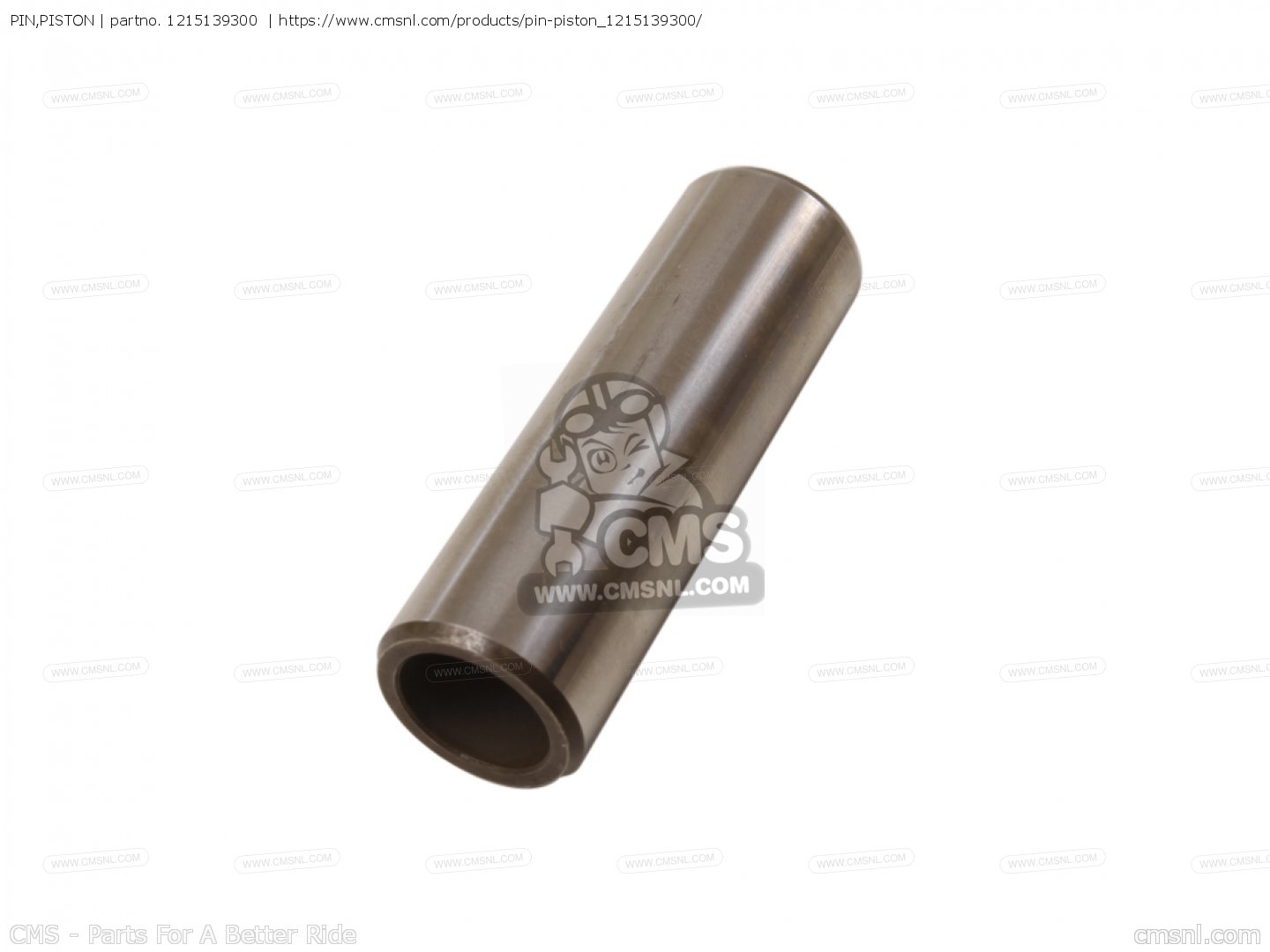 1215139300: PIN,PISTON Suzuki - buy the 12151-39300 at CMSNL