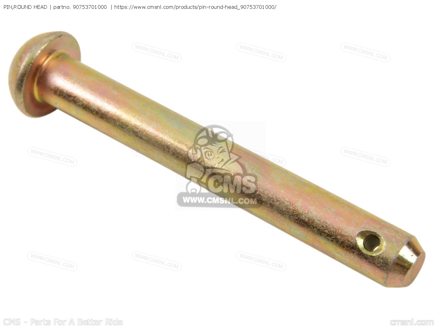 90753701000: PIN,ROUND HEAD Honda - buy the 90753-701-000 at CMSNL