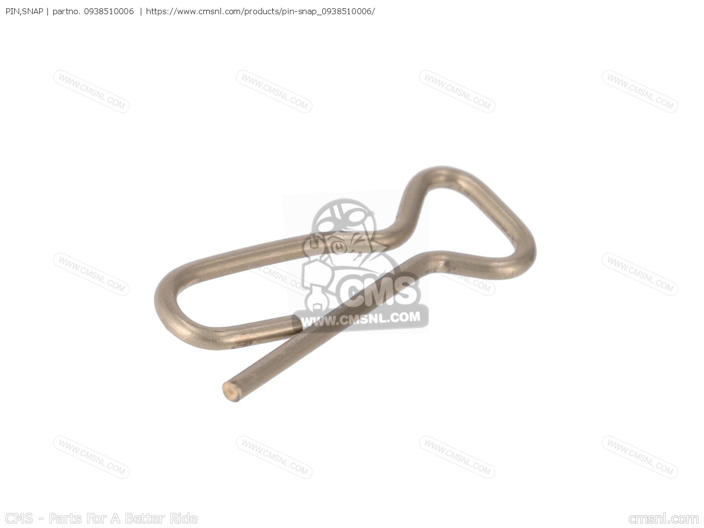 0938510006: PIN,SNAP Suzuki - buy the 09385-10006 at CMSNL