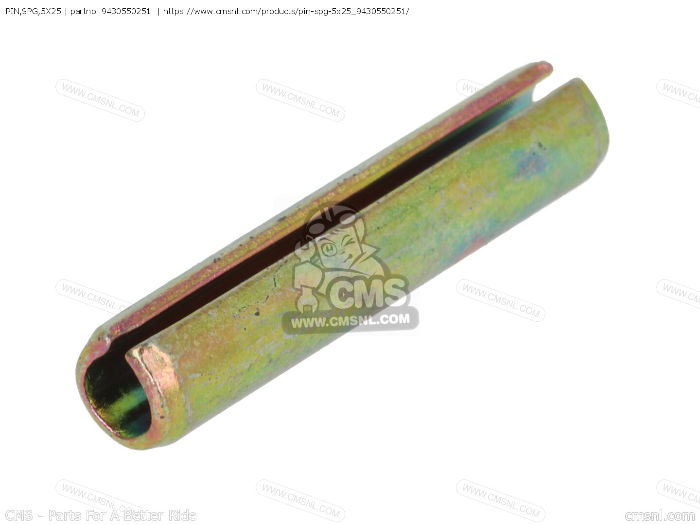 9430550251: PIN,SPG,5X25 Honda - buy the 94305-50251 at CMSNL