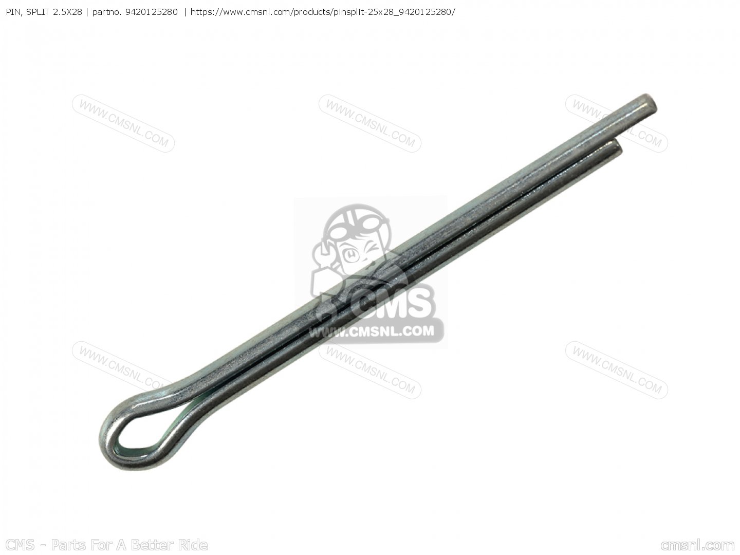 9420125280: Pin, Split 2.5x28 Honda - buy the 94201-25280 at CMSNL
