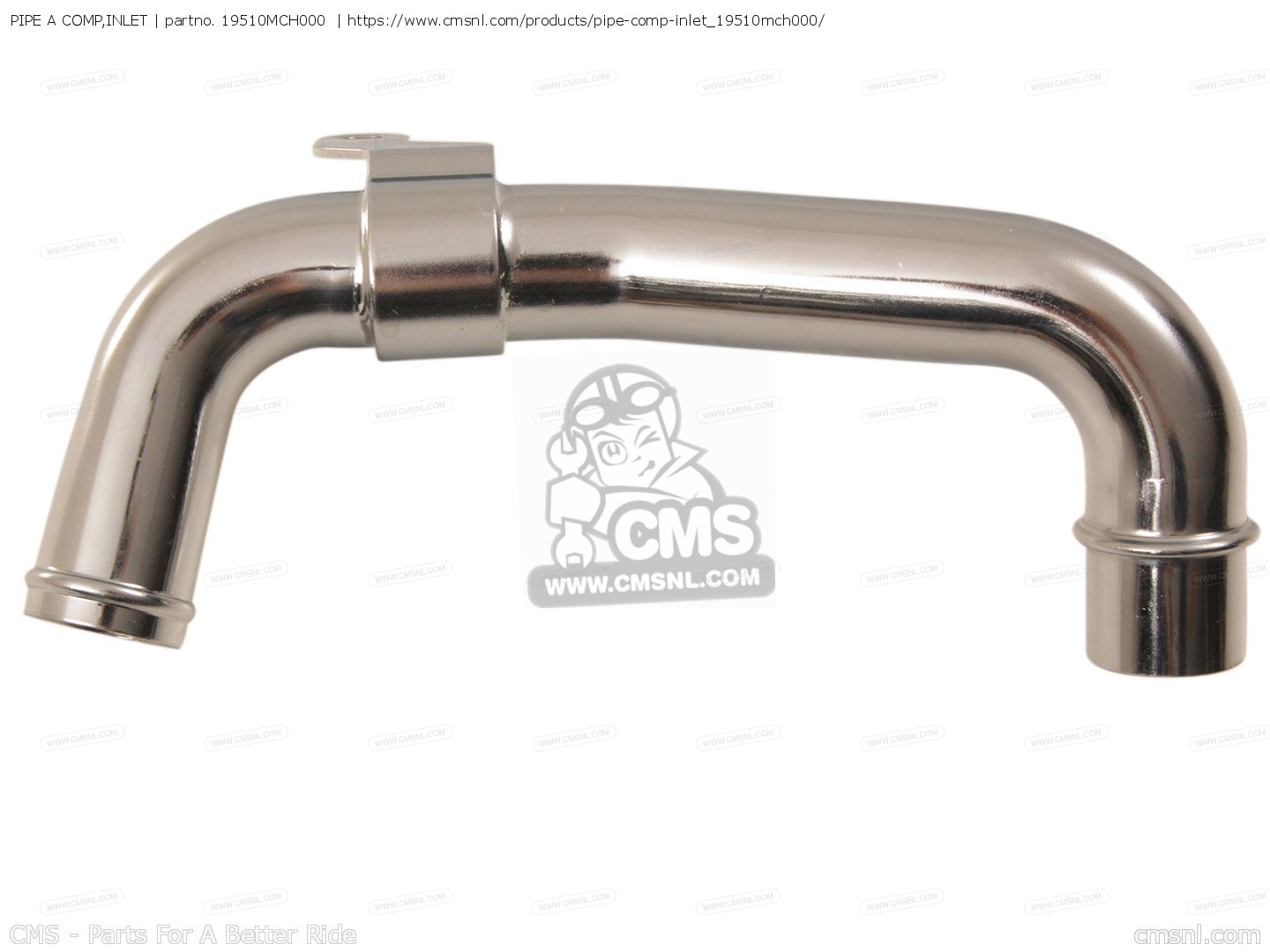 19510MCH000: PIPE A COMP,INLET Honda - buy the 19510-MCH-000 at CMSNL