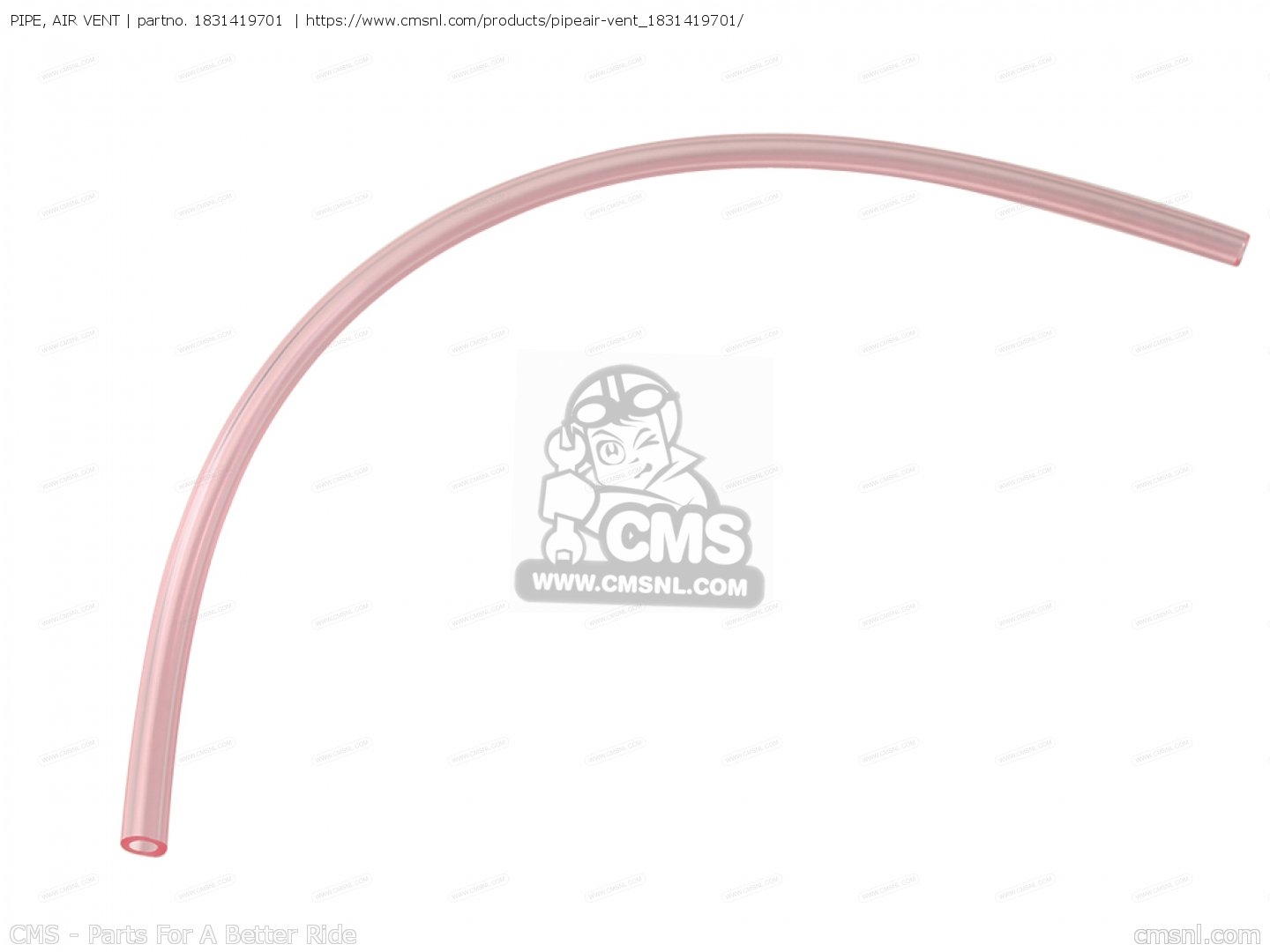 PIPE, AIR VENT for Yamaha - order at CMSNL