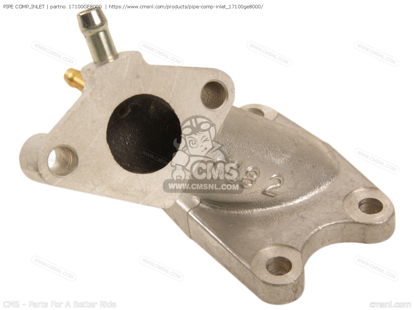 17100GE8000: Pipe Comp.,inlet Honda - buy the 17100-GE8-000 at CMSNL