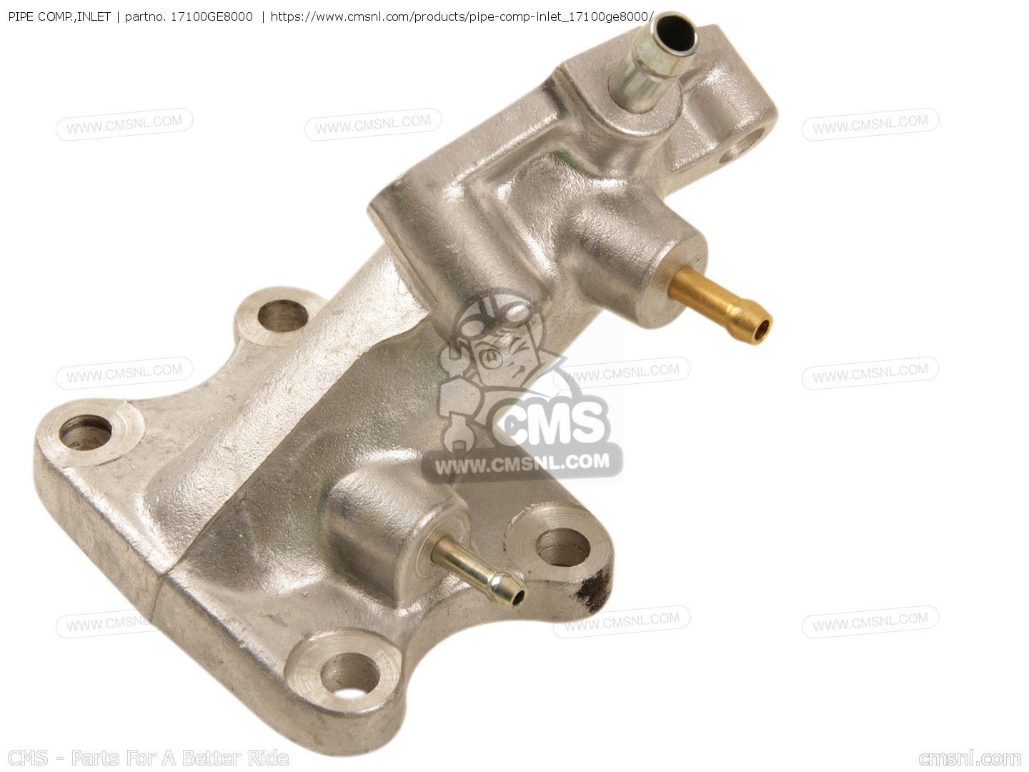 17100GE8000: Pipe Comp.,inlet Honda - buy the 17100-GE8-000 at CMSNL