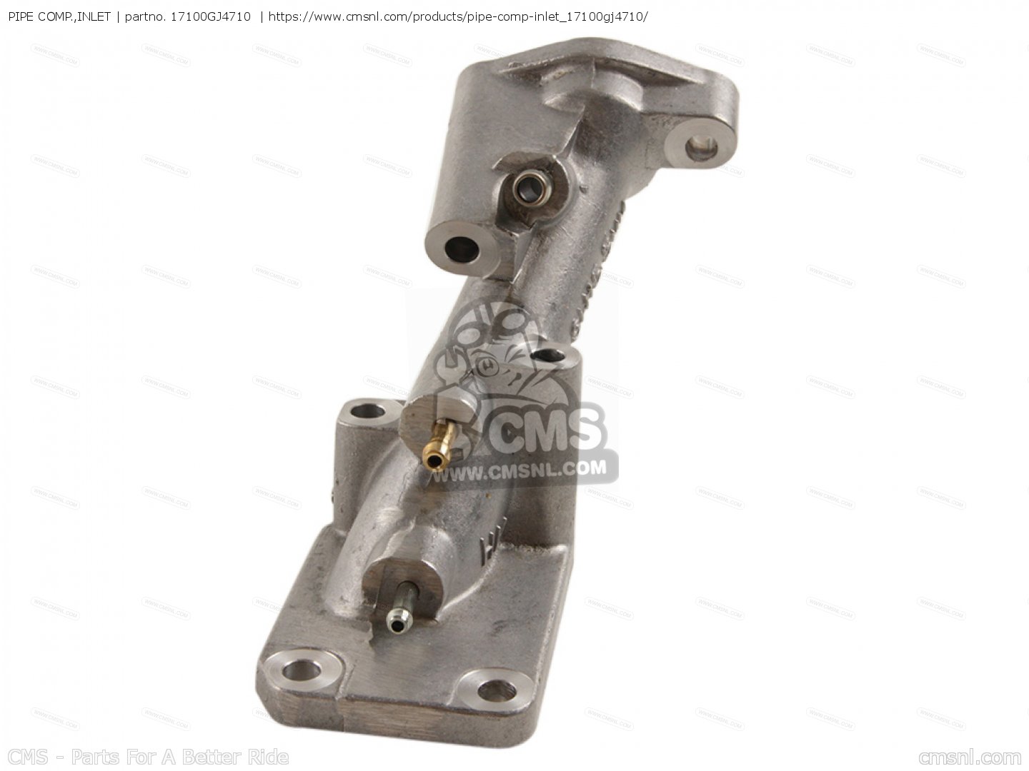 17100GJ4710: Pipe Comp.,inlet Honda - buy the 17100-GJ4-710 at CMSNL
