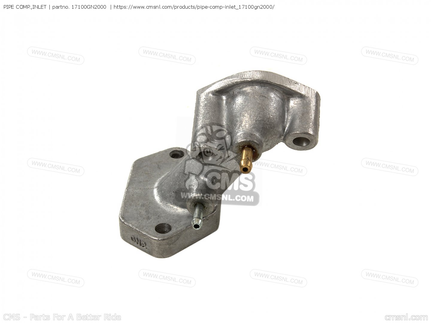 17100GN2000: Pipe Comp.,inlet Honda - buy the 17100-GN2-000 at CMSNL