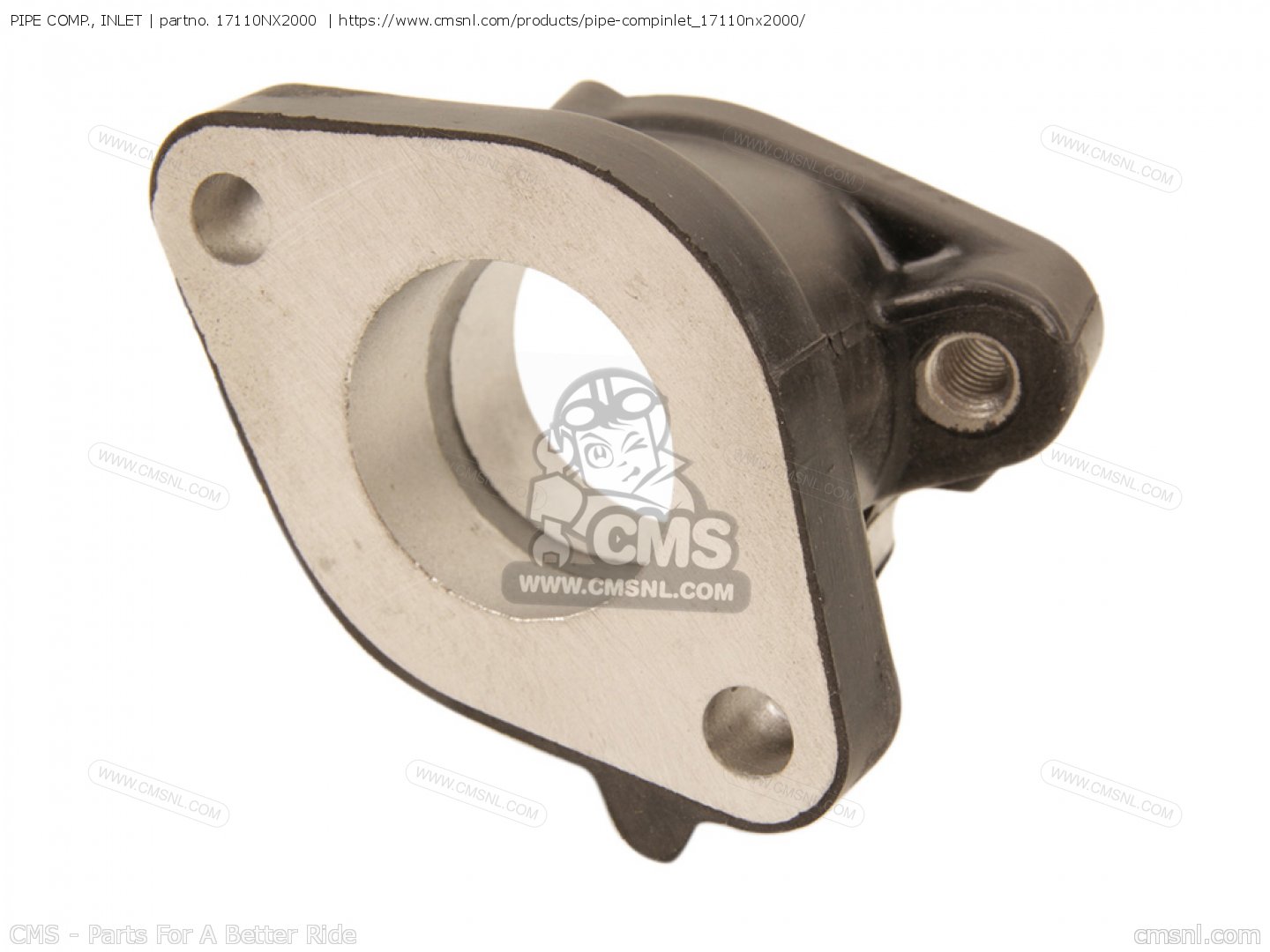 17110NX2000: PIPE COMP., INLET Honda - buy the 17110-NX2-000 at CMSNL