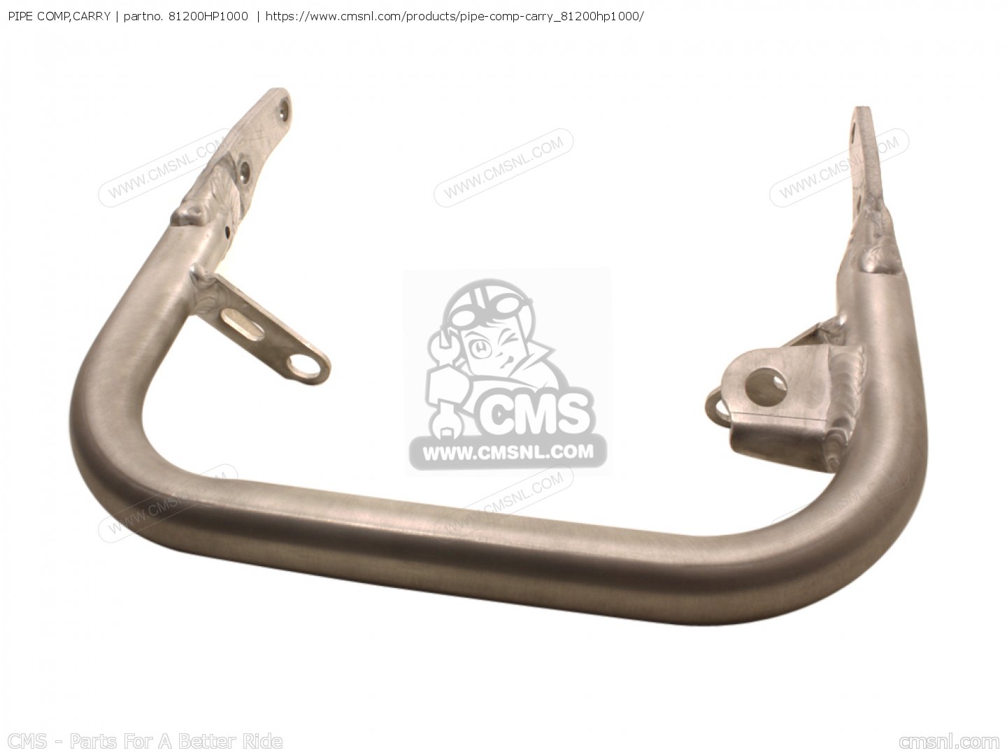 81200HP1000: PIPE COMP,CARRY Honda - buy the 81200-HP1-000 at CMSNL