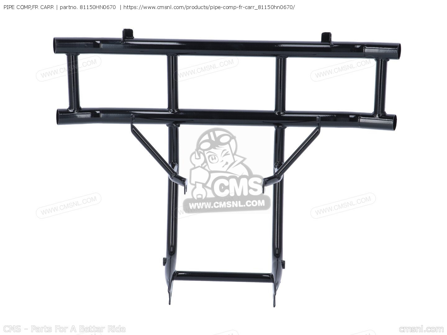 81150HN0670: Pipe Comp,fr Carr Honda - buy the 81150-HN0-670 at CMSNL