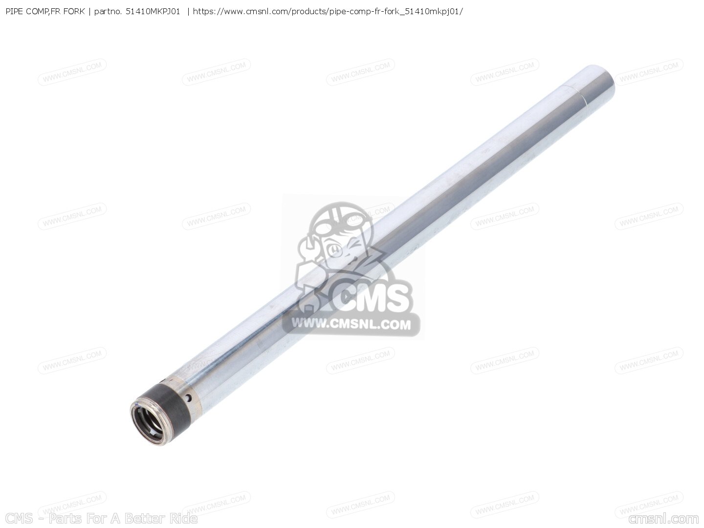 51410MKPJ01: Pipe Comp,fr Fork Honda - buy the 51410-MKP-J01 at CMSNL