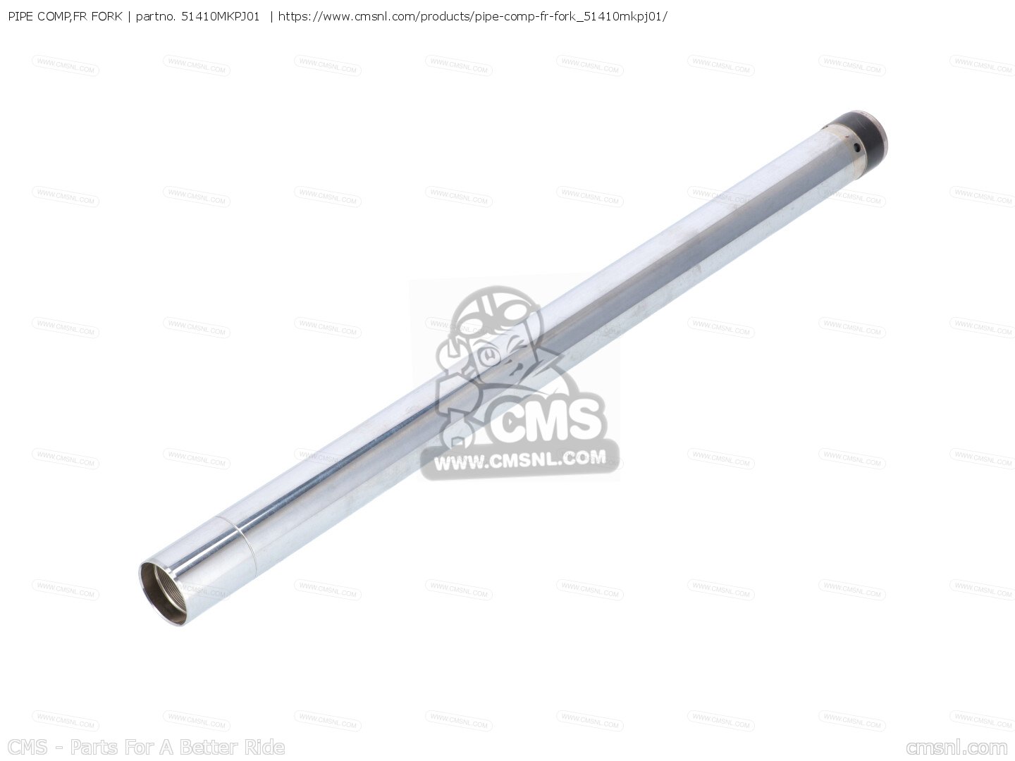 51410MKPJ01: Pipe Comp,fr Fork Honda - buy the 51410-MKP-J01 at CMSNL