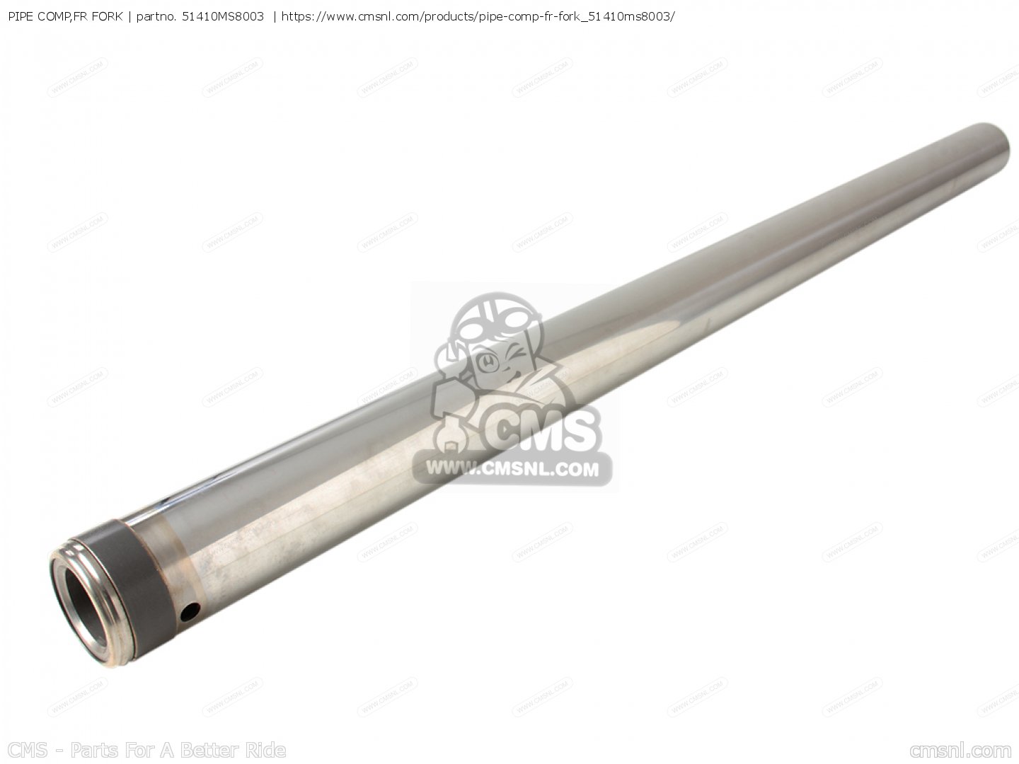 PIPE COMP,FR FORK for Honda - order at CMSNL