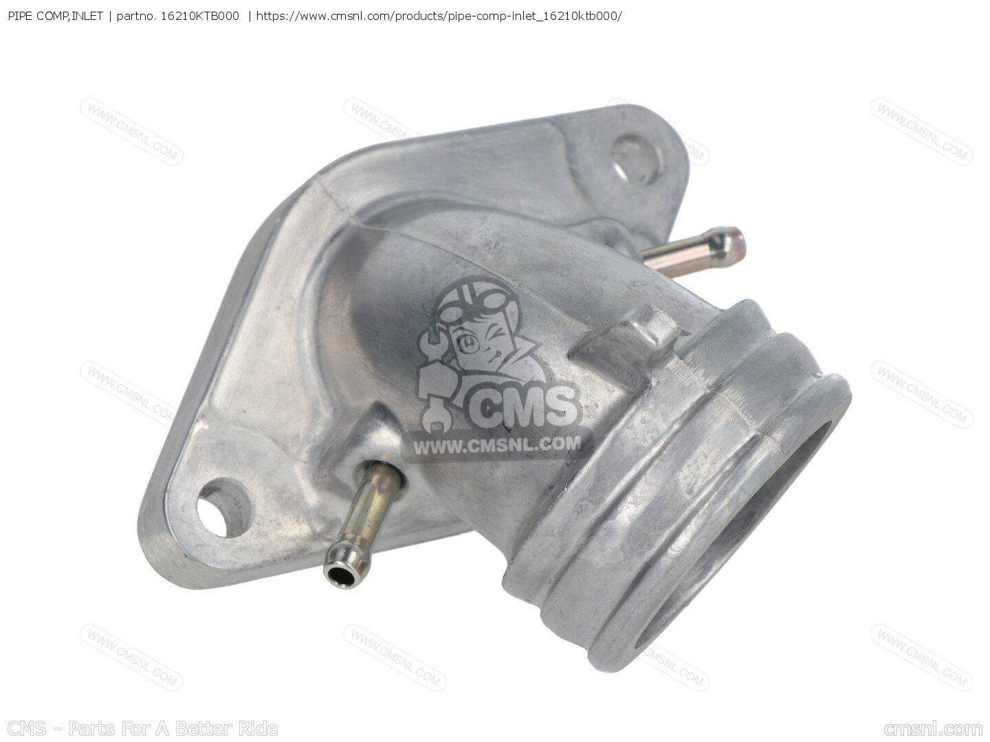 16210KTB000: Pipe Comp,inlet Honda - buy the 16210-KTB-000 at CMSNL