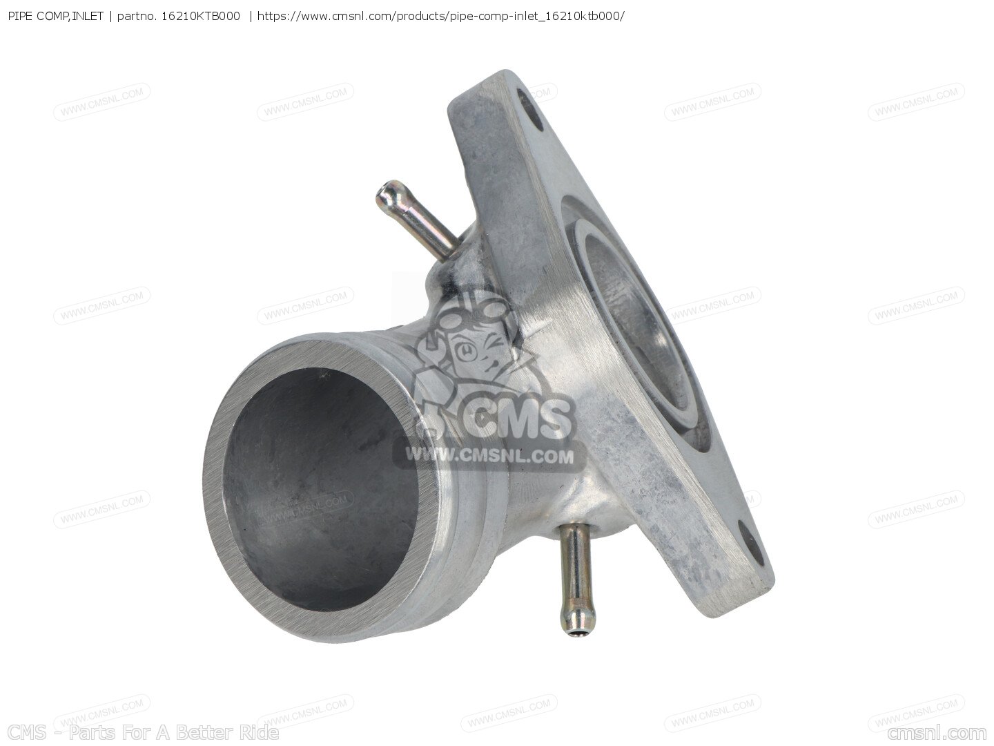 16210KTB000: Pipe Comp,inlet Honda - buy the 16210-KTB-000 at CMSNL