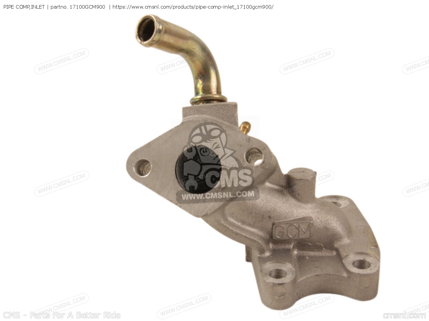 17100GCM900: Pipe Comp,inlet Honda - buy the 17100-GCM-900 at CMSNL
