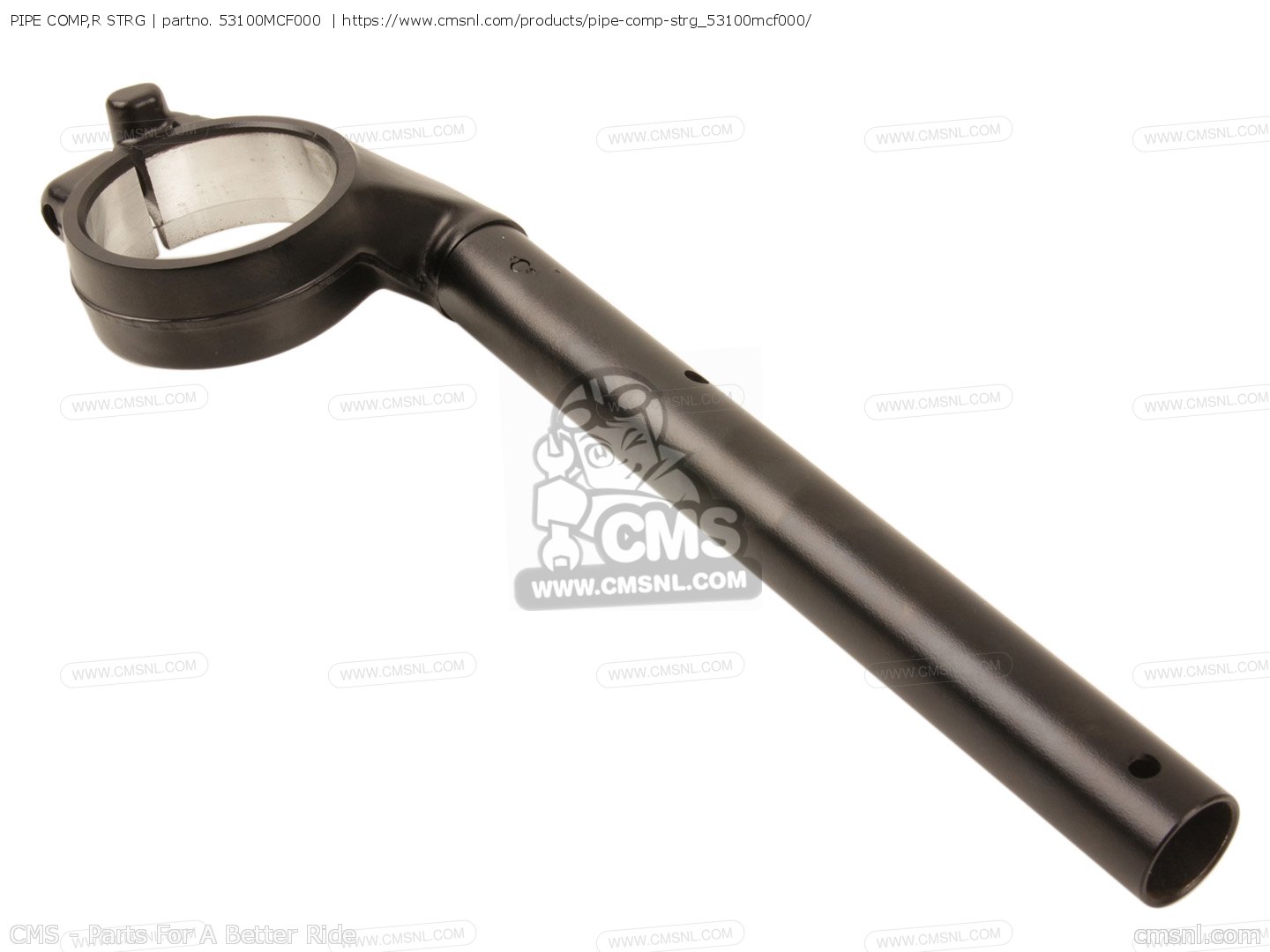 53100MCF000: PIPE COMP,R STRG Honda - buy the 53100-MCF-000 at CMSNL