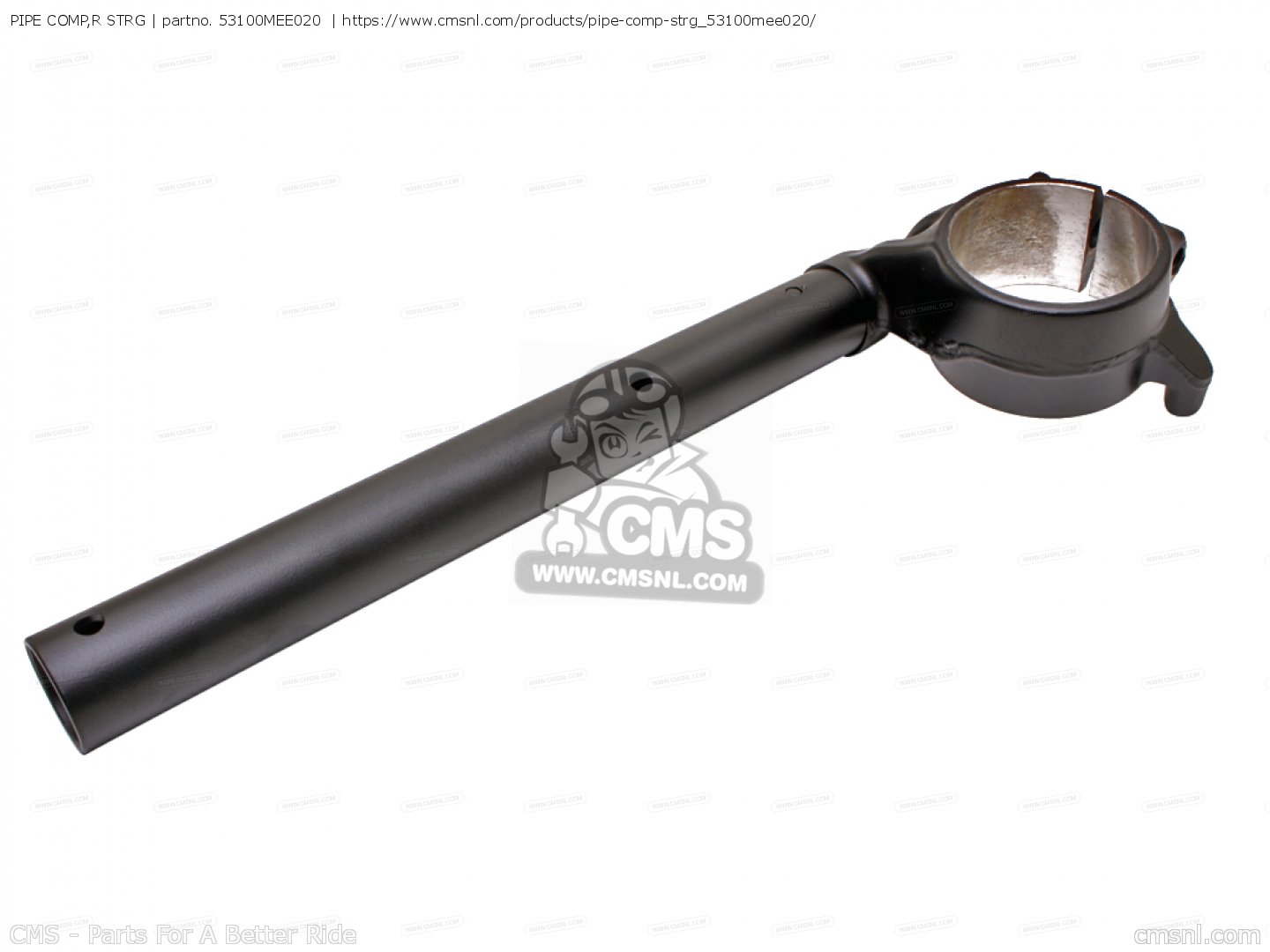 53100MEE020: PIPE COMP,R STRG Honda - buy the 53100-MEE-020 at CMSNL