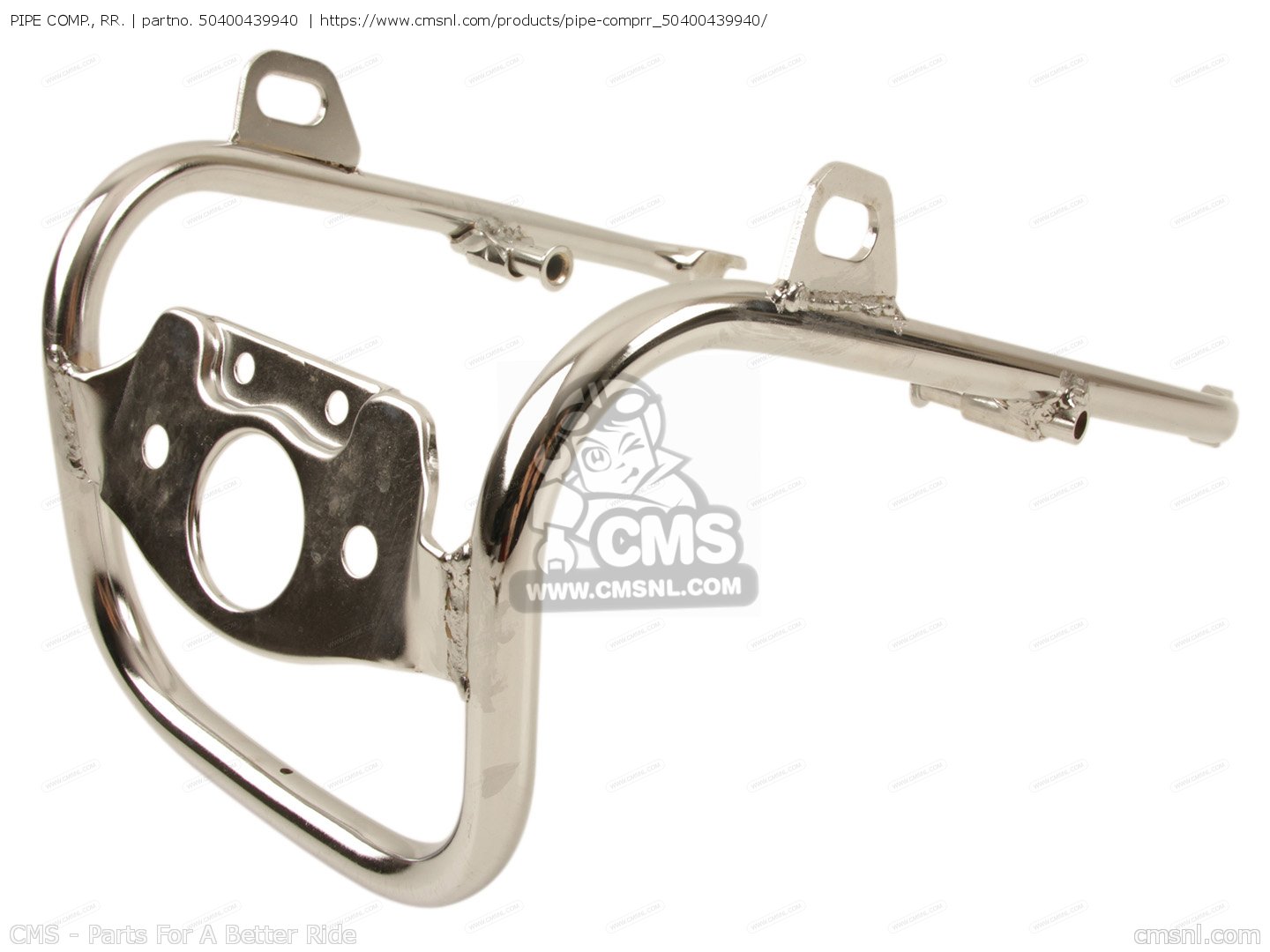 50400439940: Pipe Comp., Rr. Honda - buy the 50400-439-940 at CMSNL