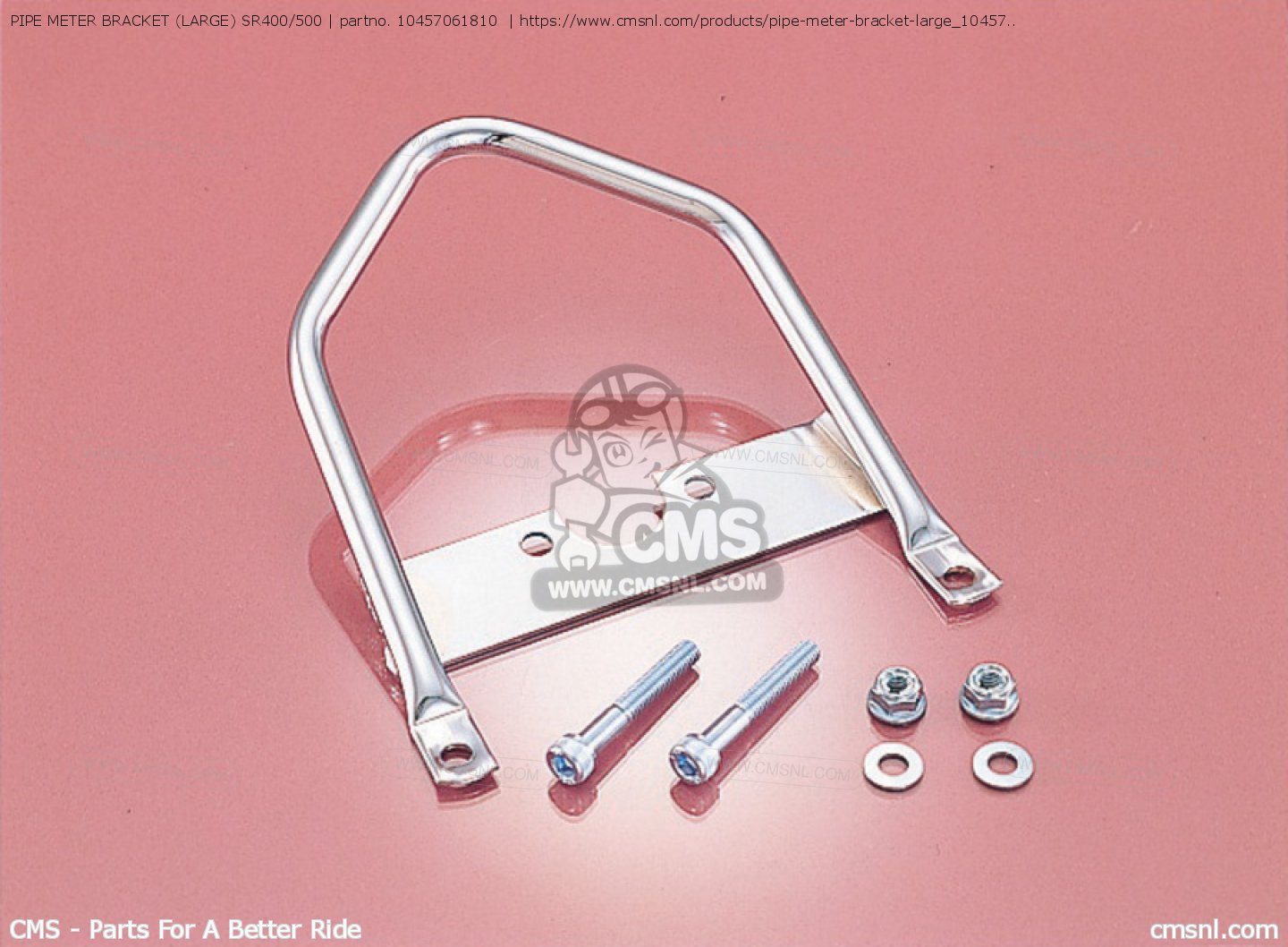 10457061810: PIPE METER BRACKET (LARGE) SR400/500 Kitaco - buy the 104 ...