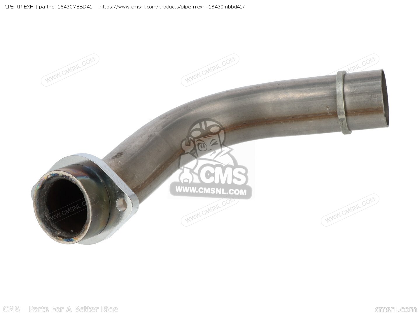 18430MBBD41: PIPE RR.EXH Honda - buy the 18430-MBB-D41 at CMSNL