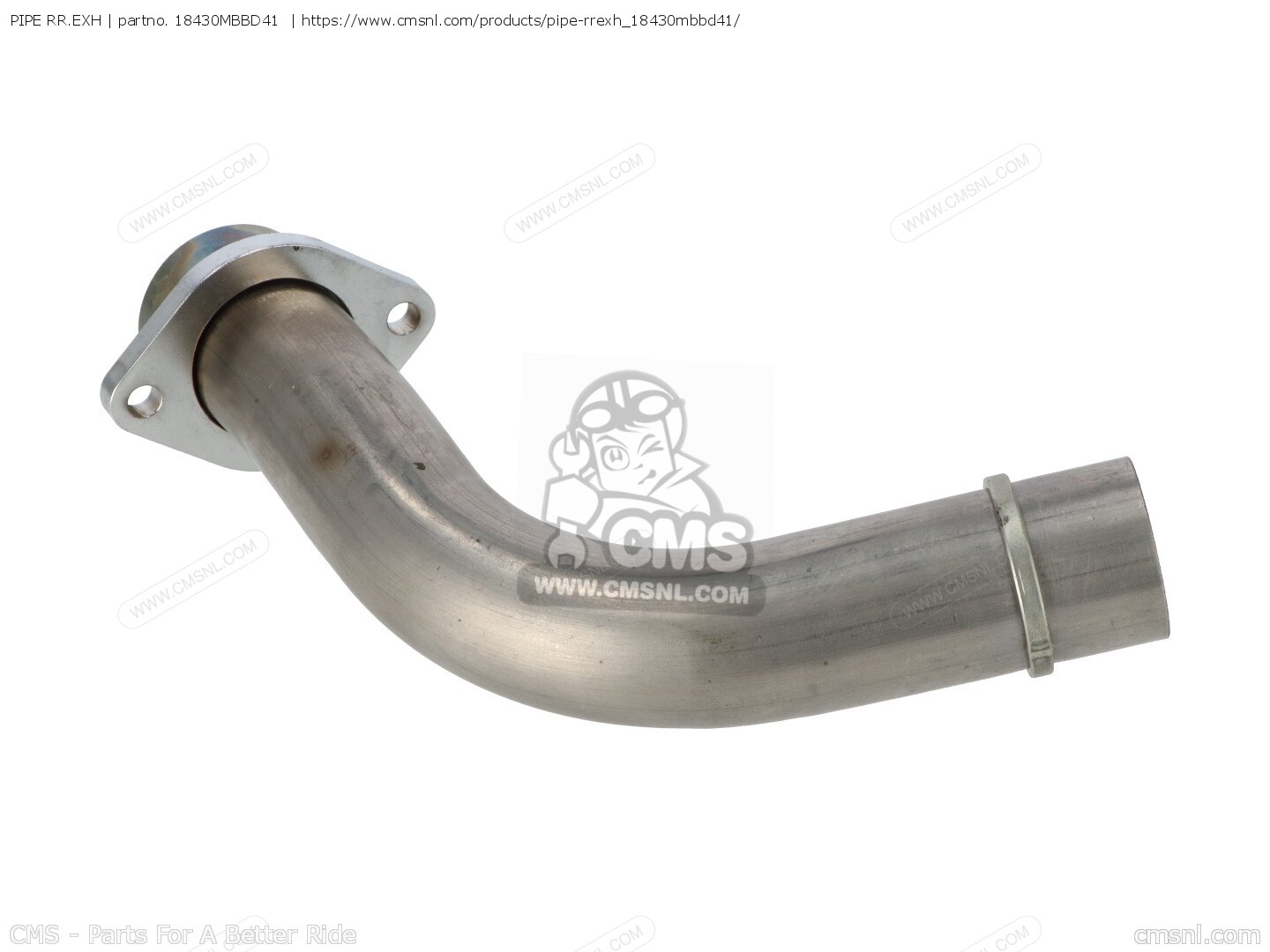 18430MBBD41: PIPE RR.EXH Honda - buy the 18430-MBB-D41 at CMSNL
