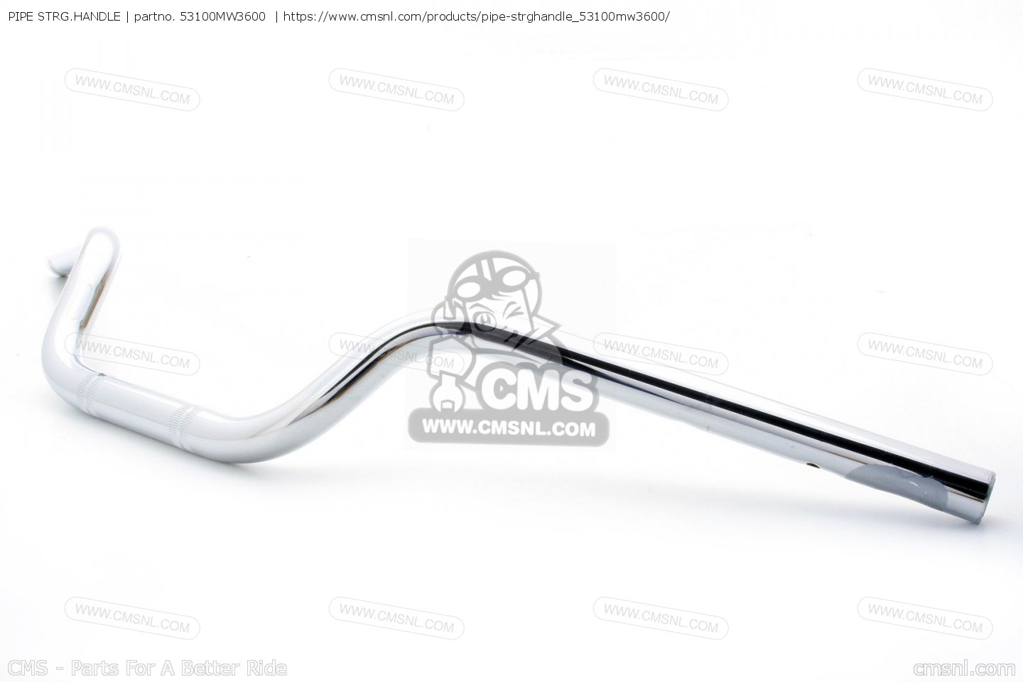 PIPE STRG.HANDLE for CB750FIINII RC42 JAPANESE DOMESTIC - order at CMSNL