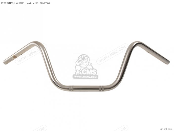 53100ME9671: Pipe Strg,handle Honda - buy the 53100-ME9-671 at CMSNL