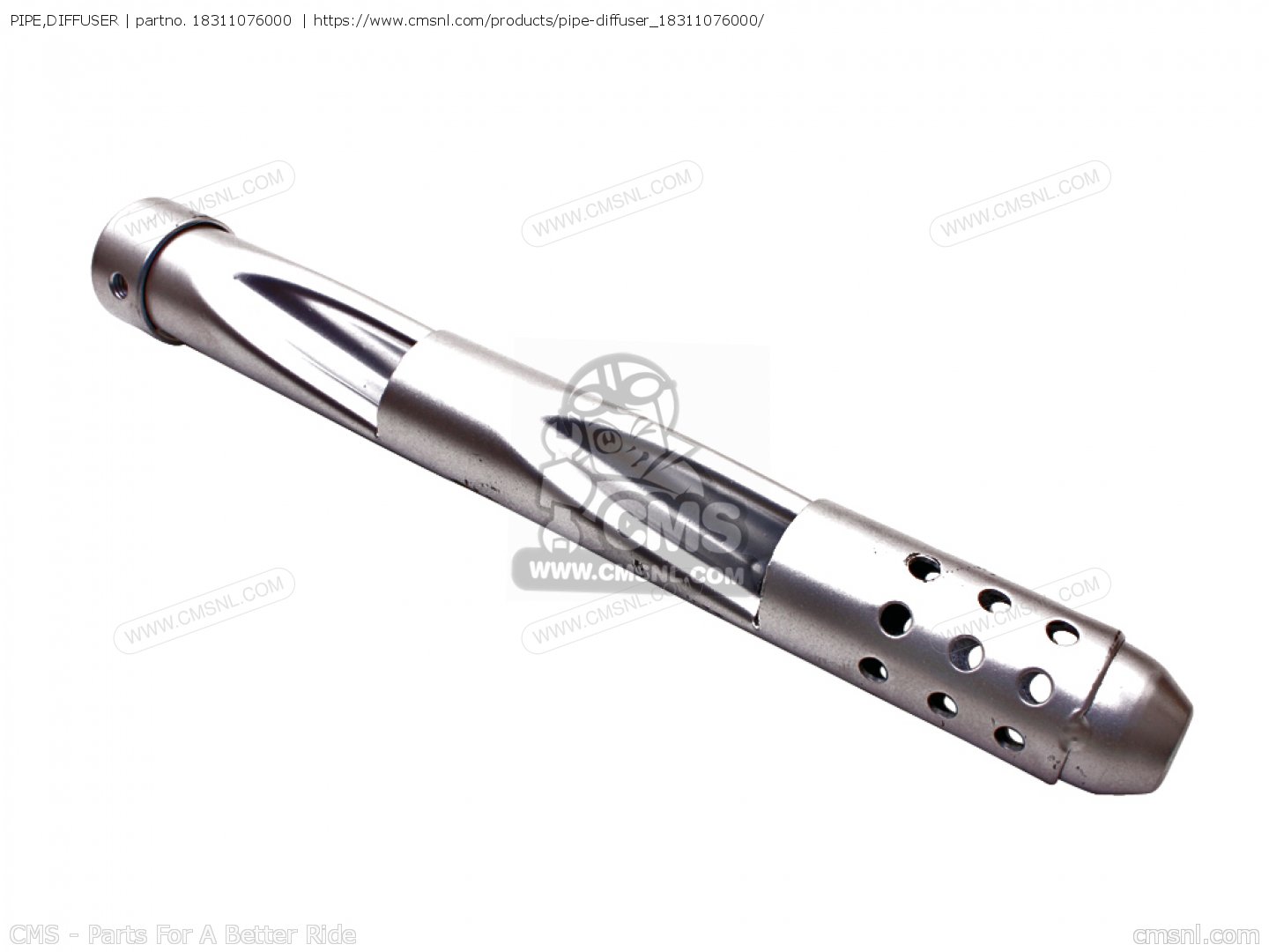 18311076000: PIPE,DIFFUSER Honda - buy the 18311-076-000 at CMSNL
