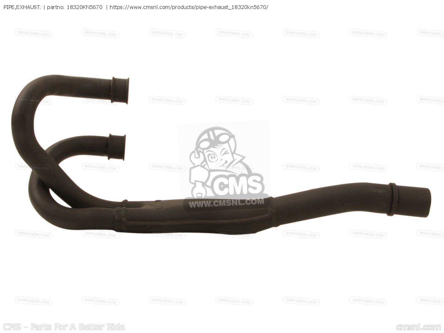 18320KN5670: PIPE,EXHAUST. Honda - buy the 18320-KN5-670 at CMSNL