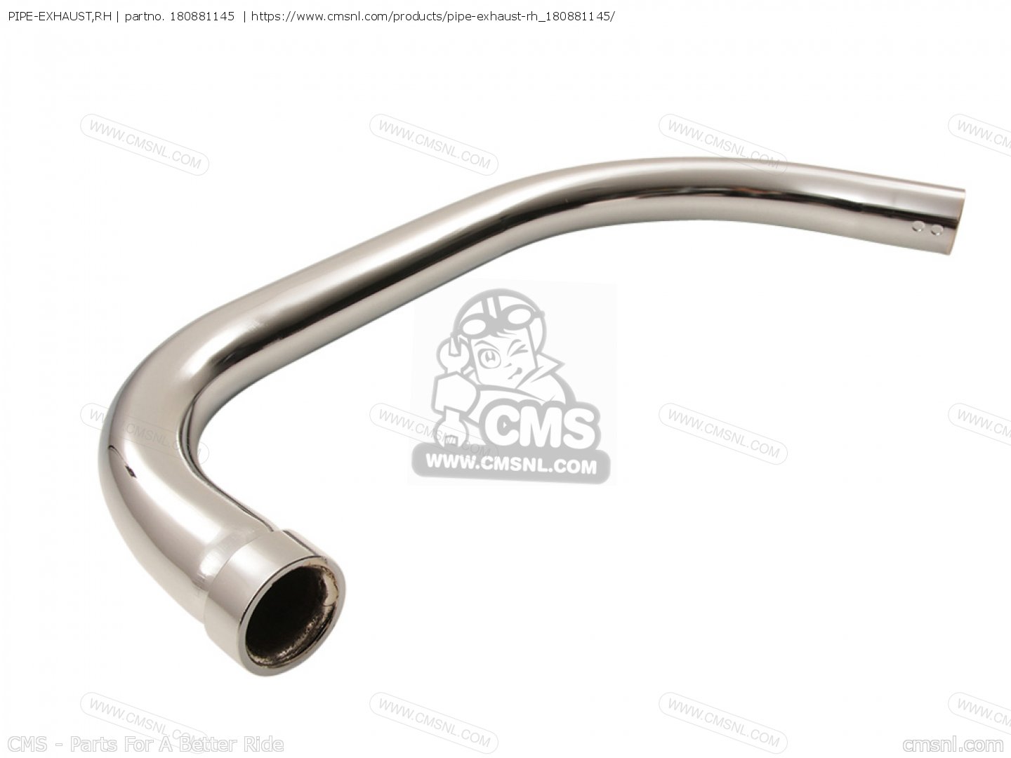 180881145: PIPE-EXHAUST,RH Kawasaki - buy the 18088-1145 at CMSNL