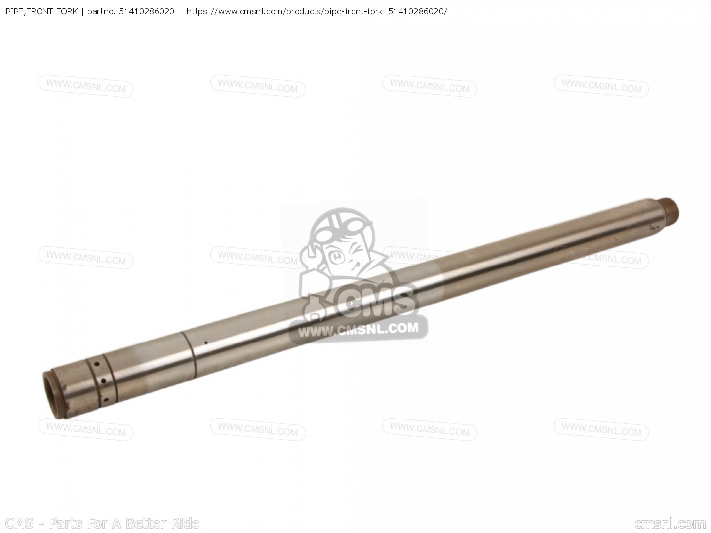 51410286020: PIPE,FRONT FORK Honda - buy the 51410-286-020 at CMSNL