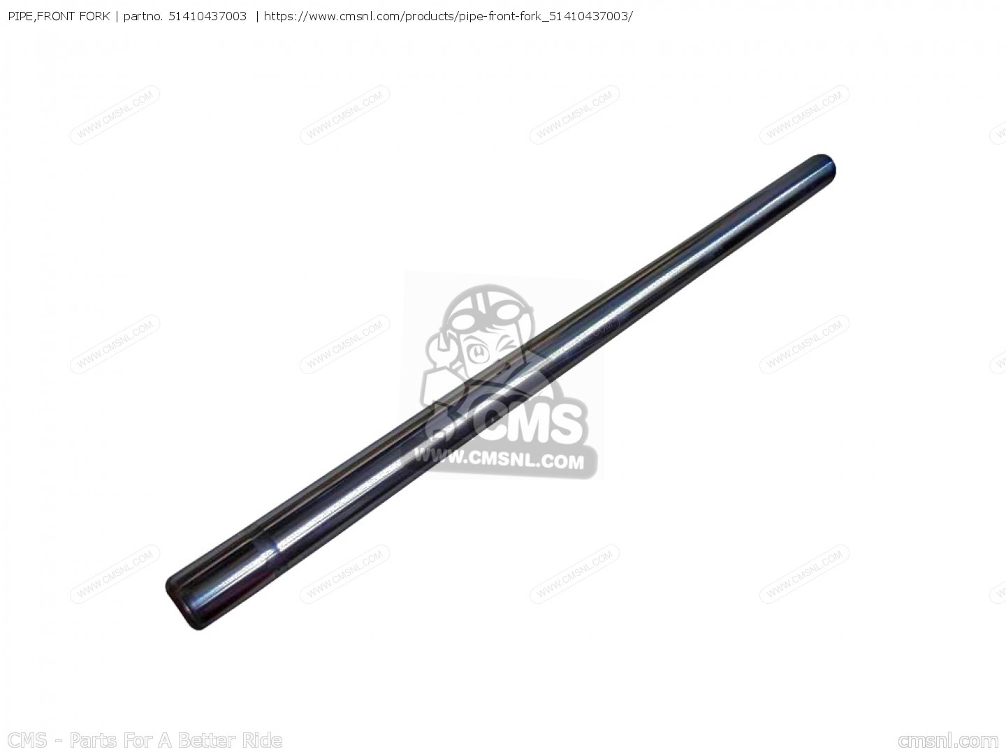 51410437003: PIPE,FRONT FORK Honda - buy the 51410-437-003 at CMSNL