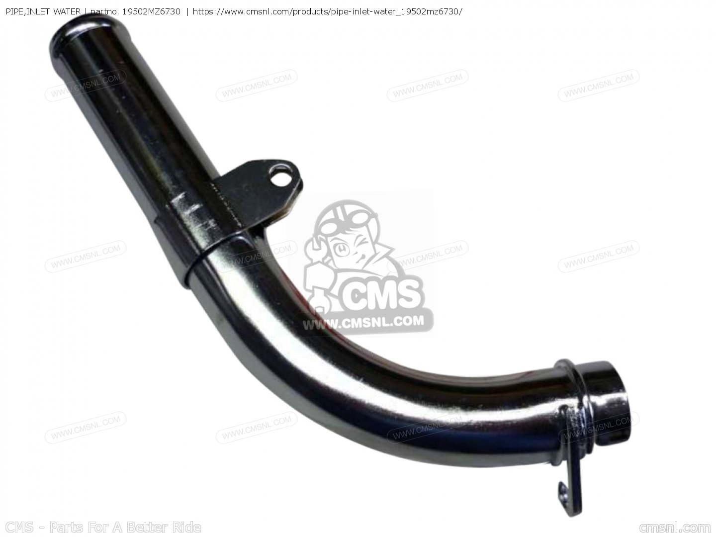 19502MZ6730: PIPE,INLET WATER Honda - buy the 19502-MZ6-730 at CMSNL