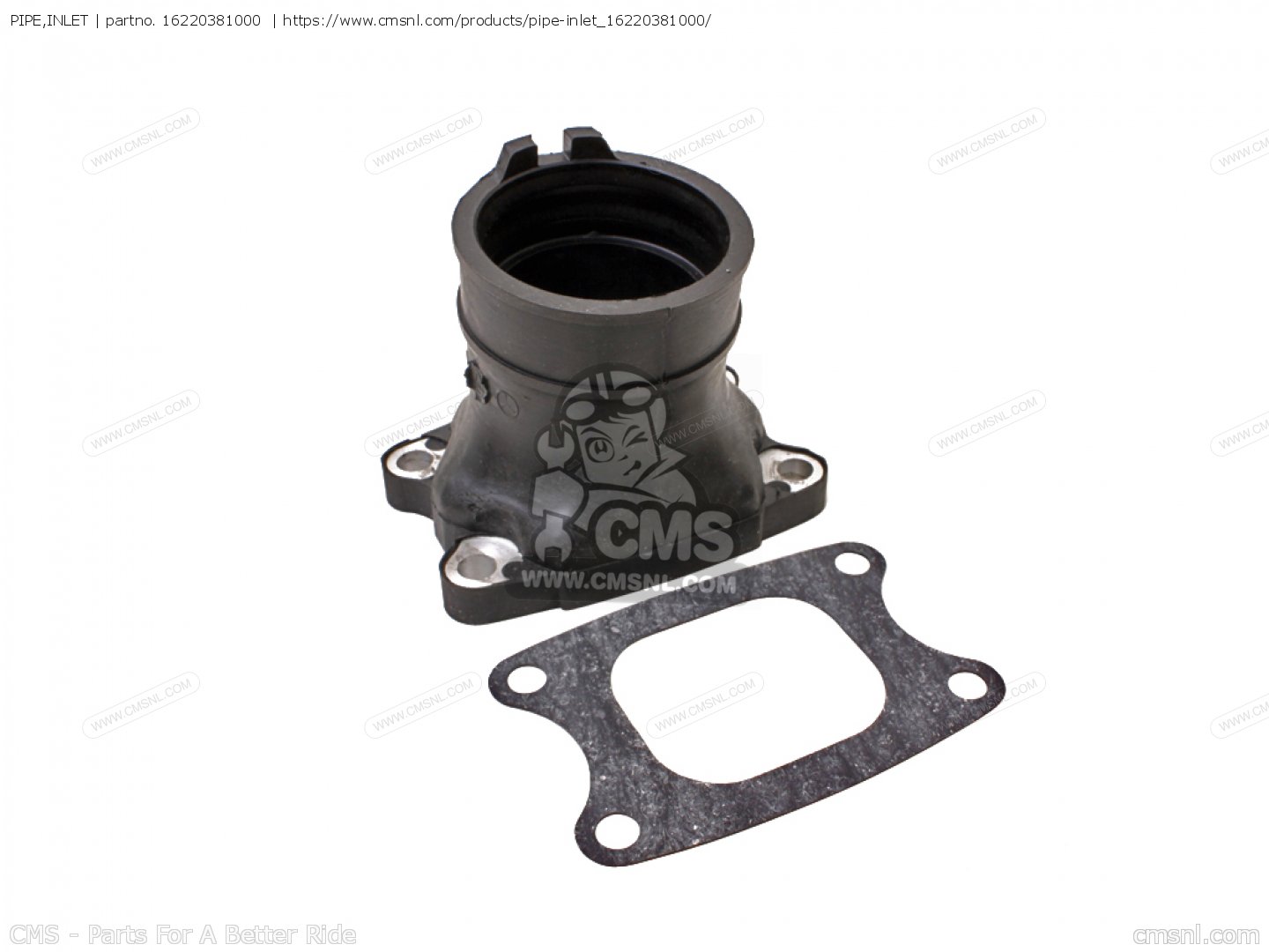 16220381000: PIPE,INLET Honda - buy the 16220-381-000 at CMSNL