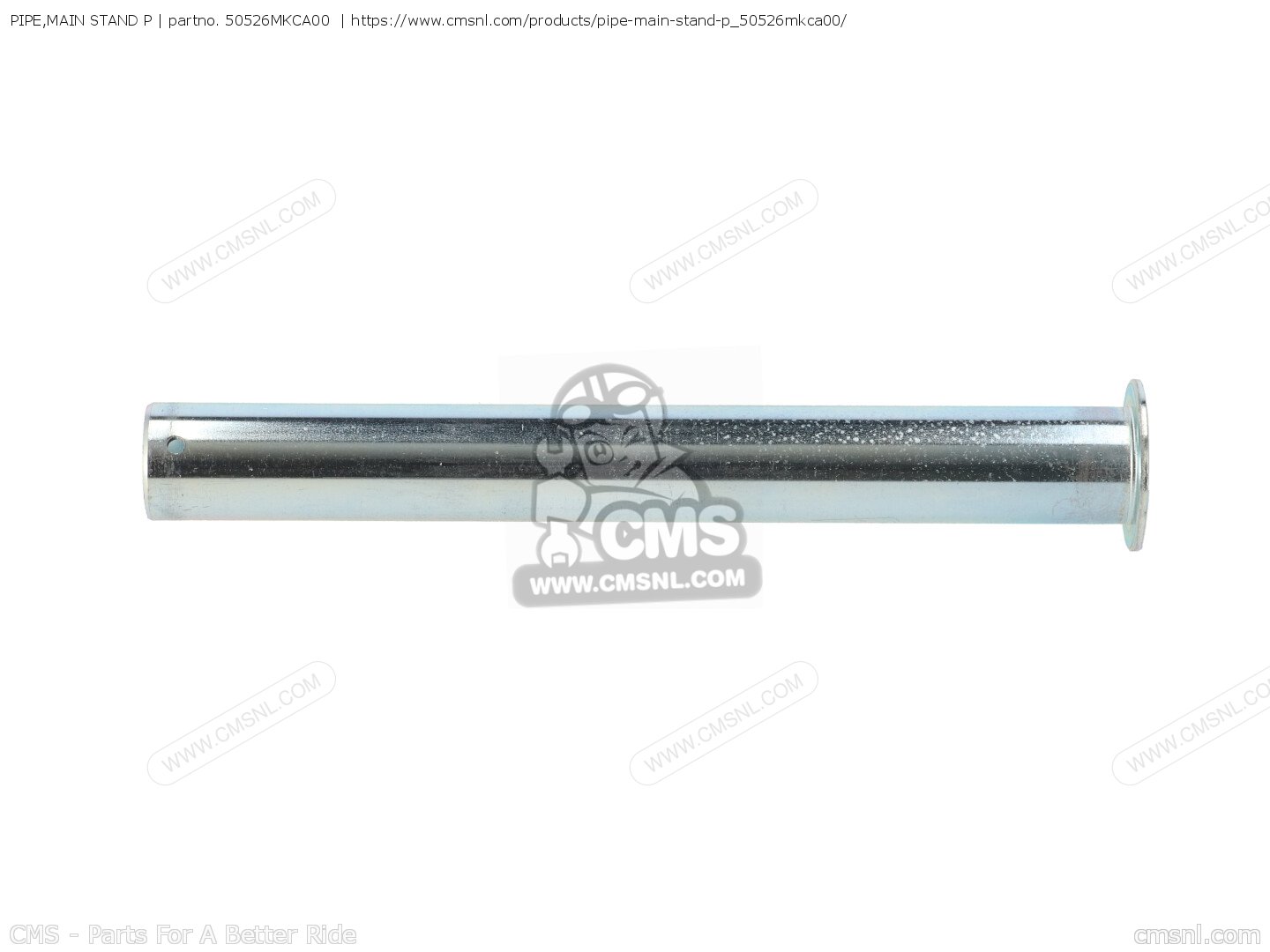50526MKCA00: PIPE,MAIN STAND P Honda - buy the 50526-MKC-A00 at CMSNL