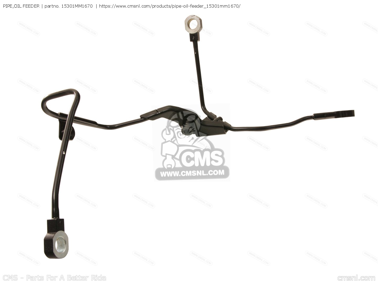 15301MM1670: PIPE,OIL FEEDER Honda - buy the 15301-MM1-670 at CMSNL