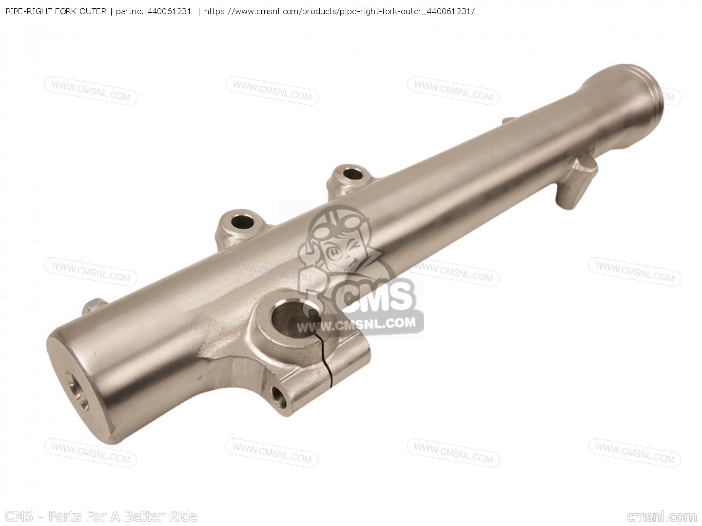 PIPE-RIGHT FORK OUTER for Kawasaki - order at CMSNL